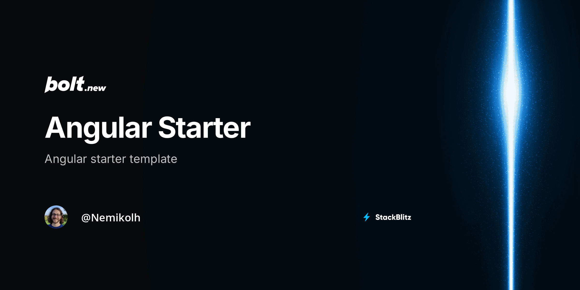 Angular Starter - Bolt.new
