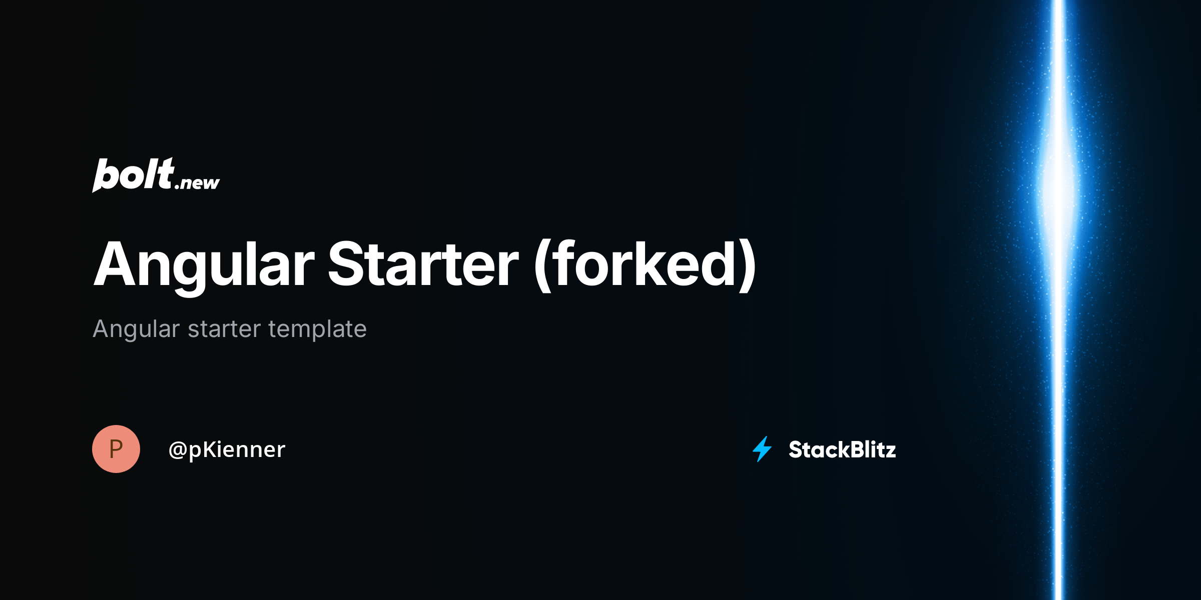 Angular Starter (forked) - Bolt.new