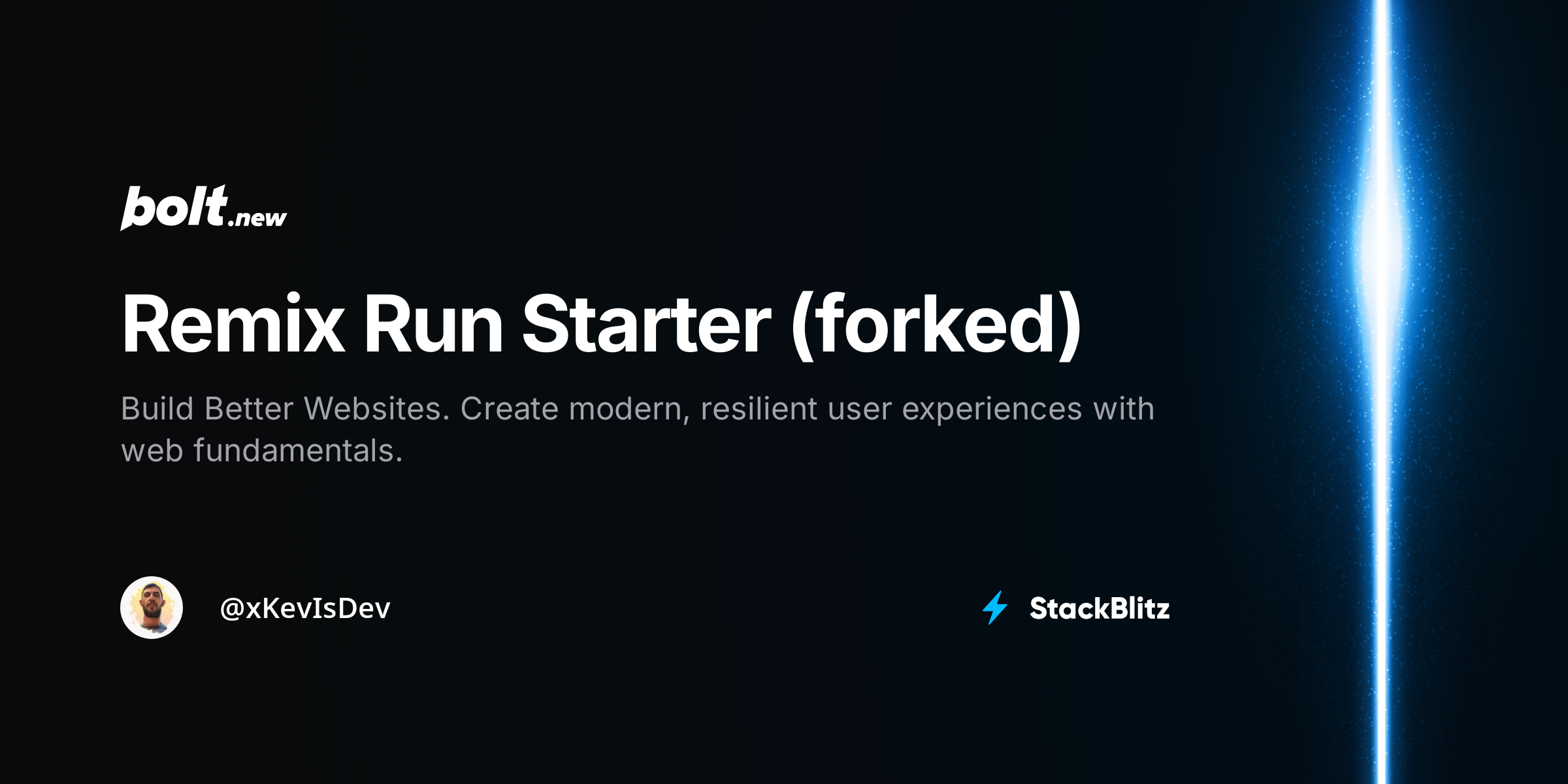Remix Run Starter (forked)