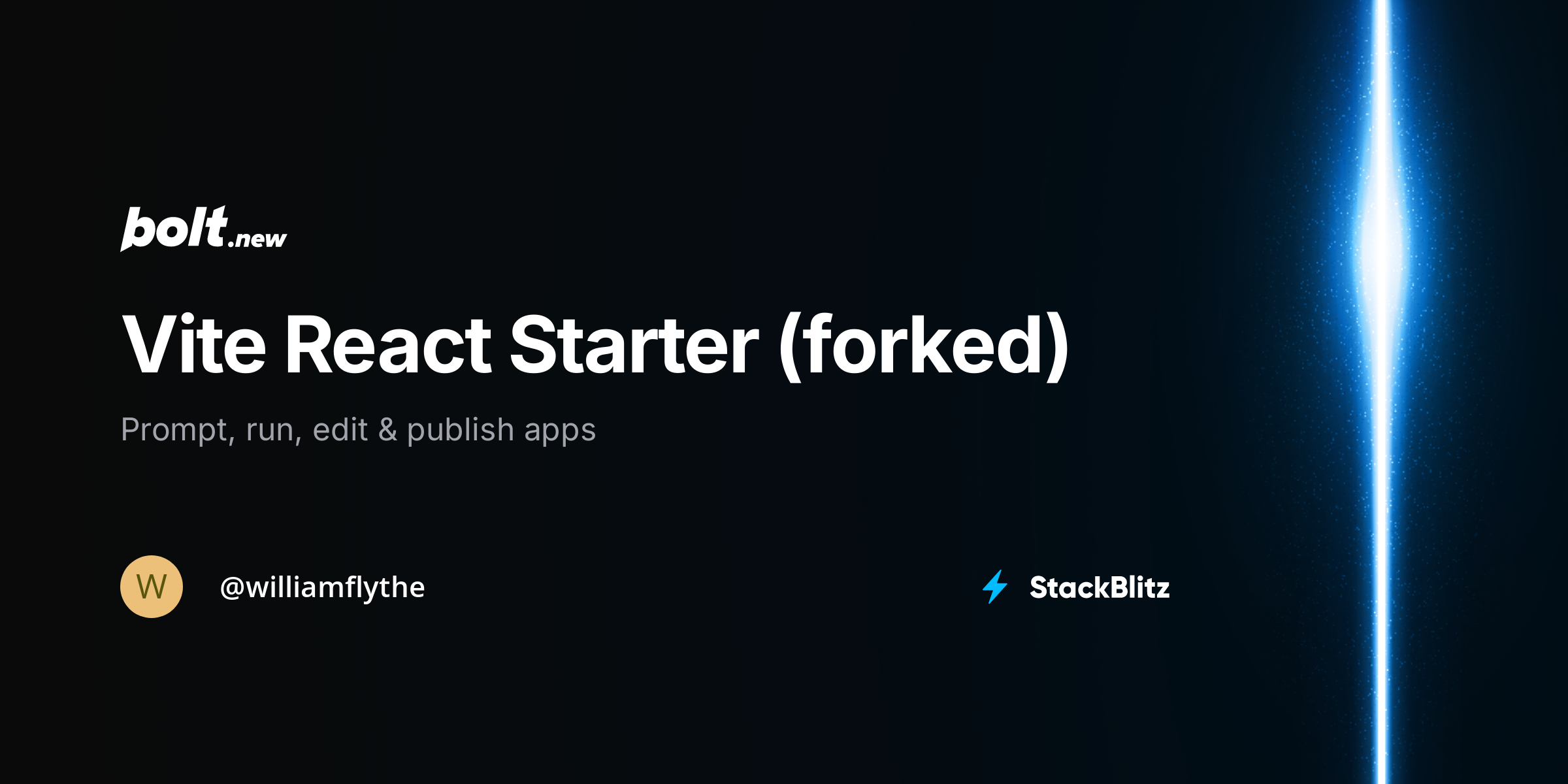 Vite React Starter (forked)