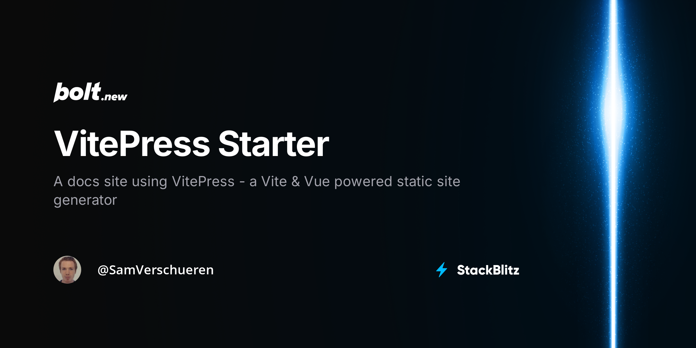 VitePress Starter - Bolt.new