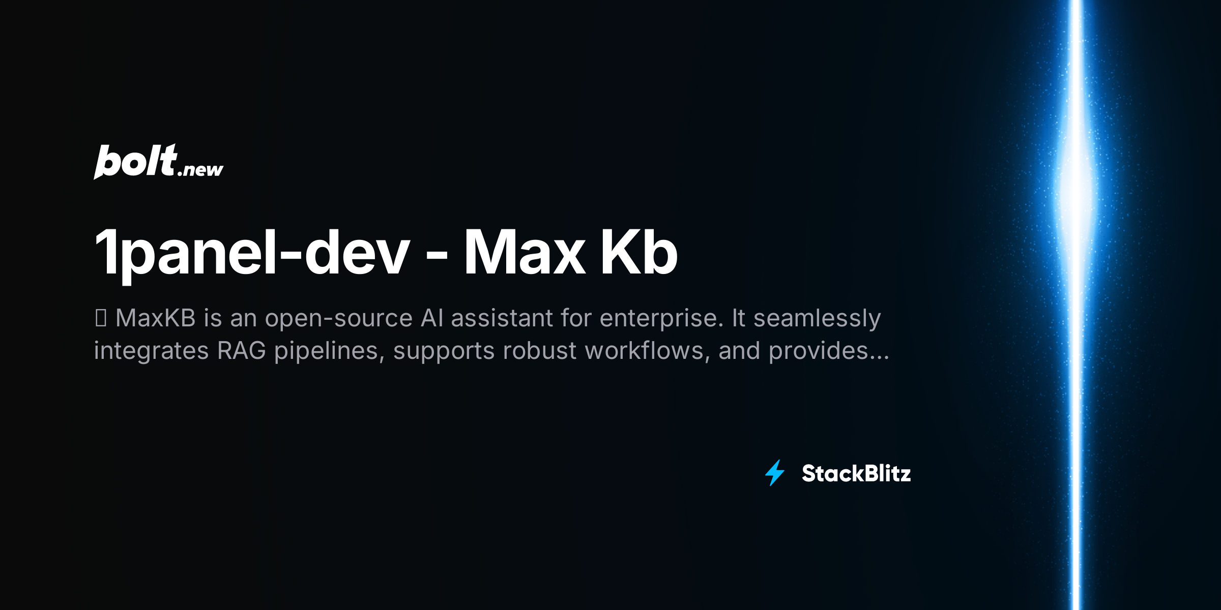 1panel-dev - Max Kb - Bolt.new