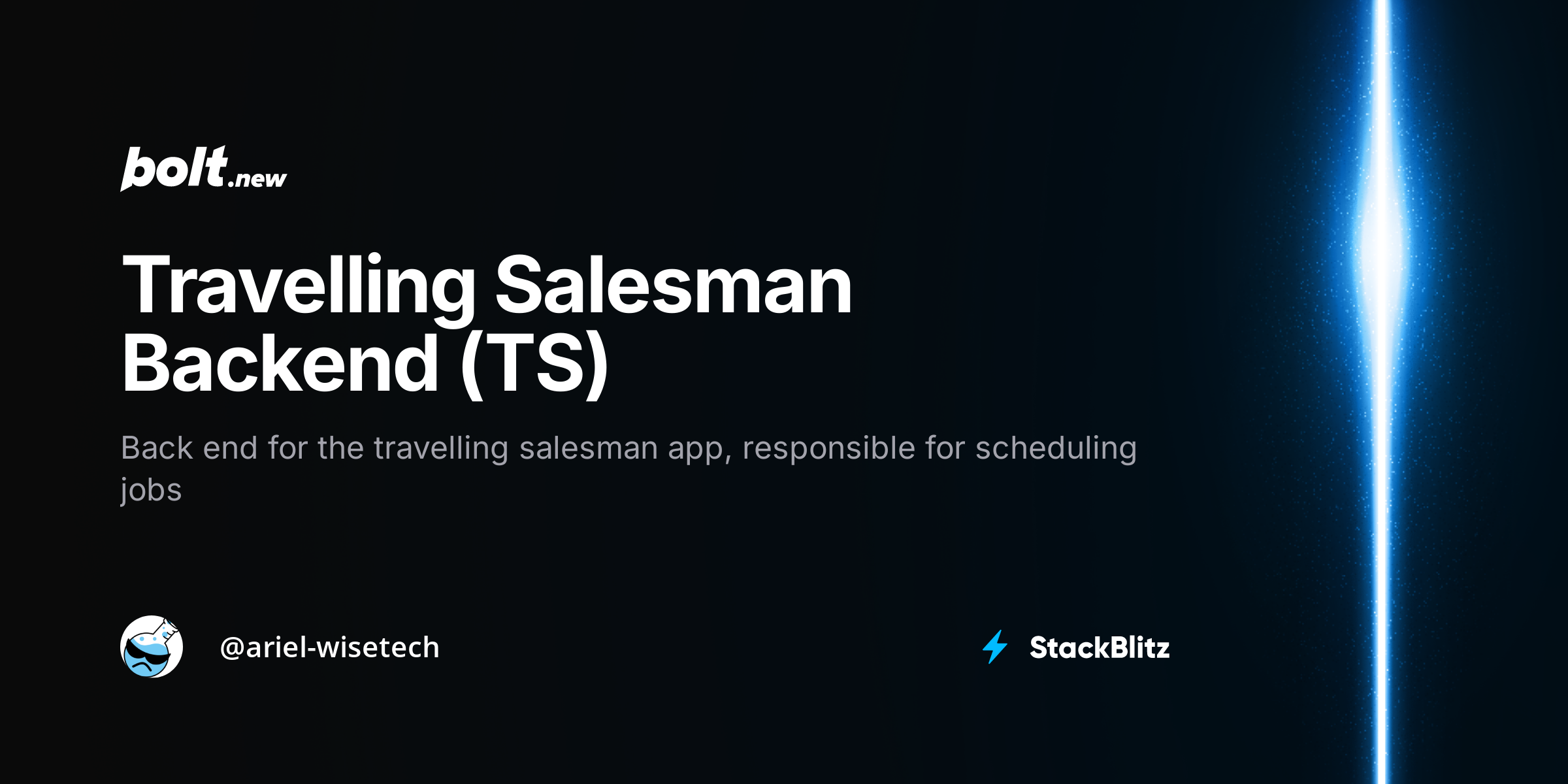 Travelling Salesman Backend (TS)