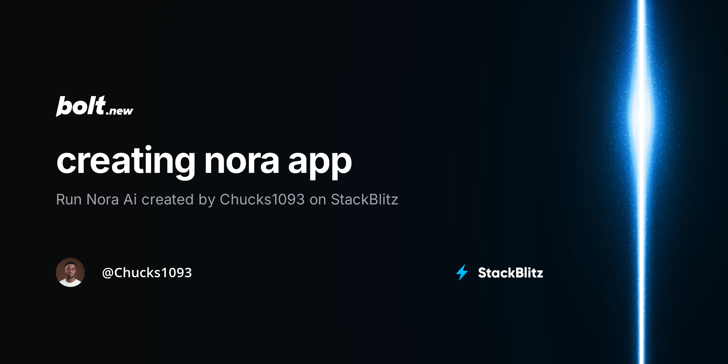 creating nora app