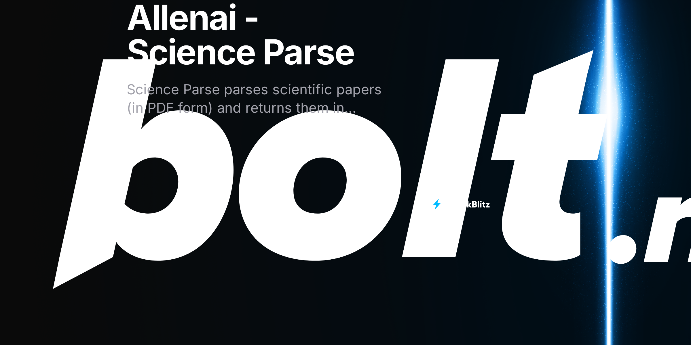 Allenai - Science Parse - Bolt.new