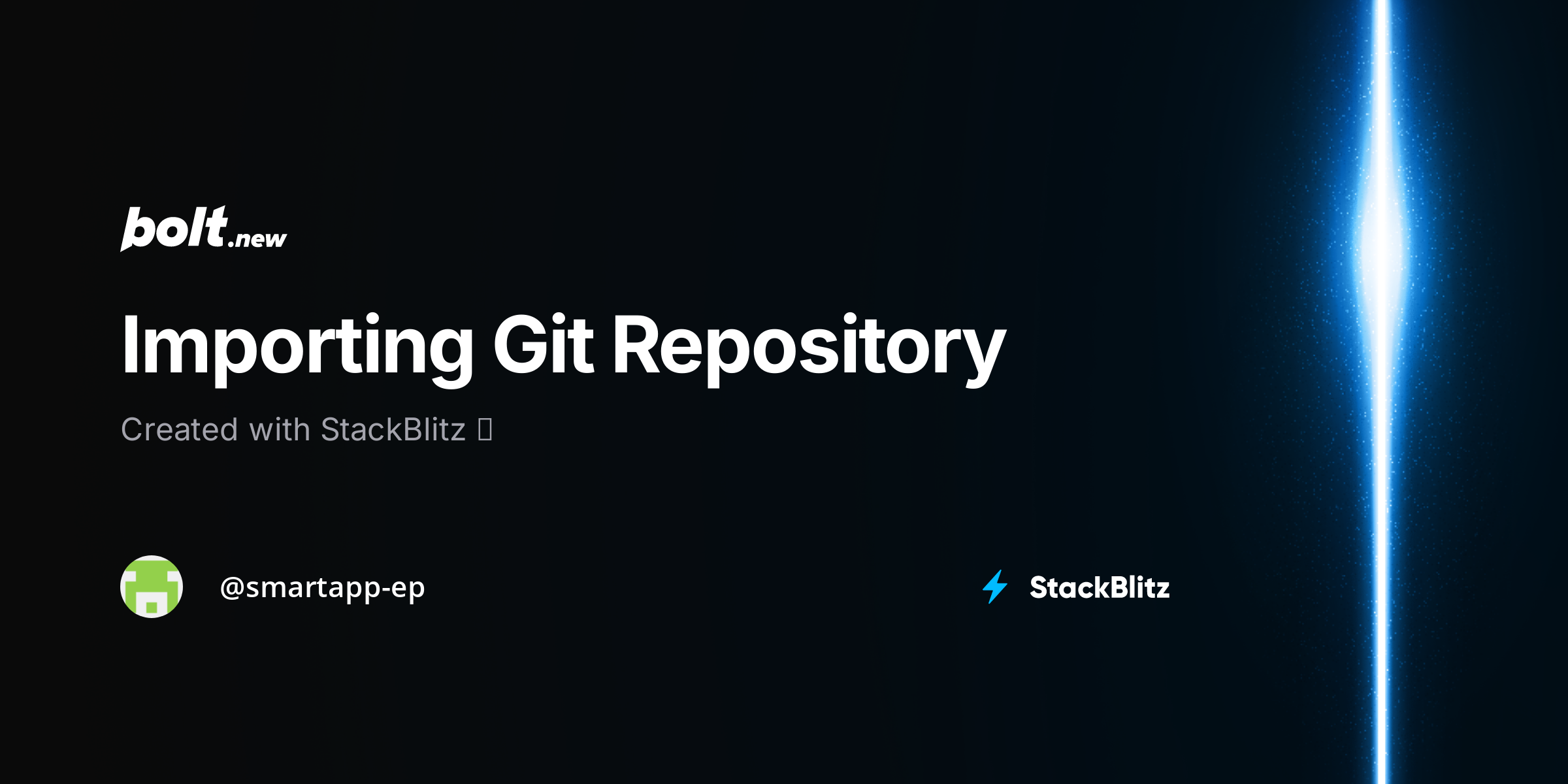 Importing Git Repository