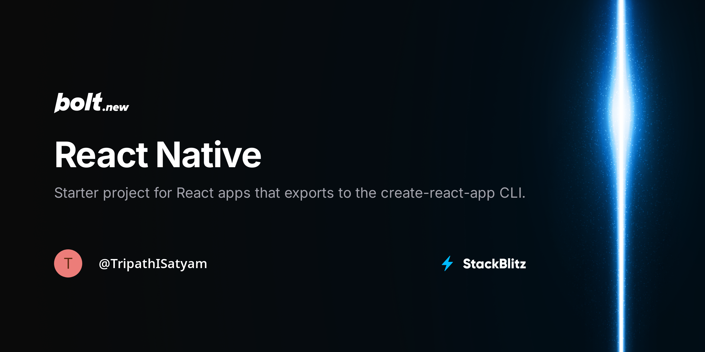 React Native - Bolt.new