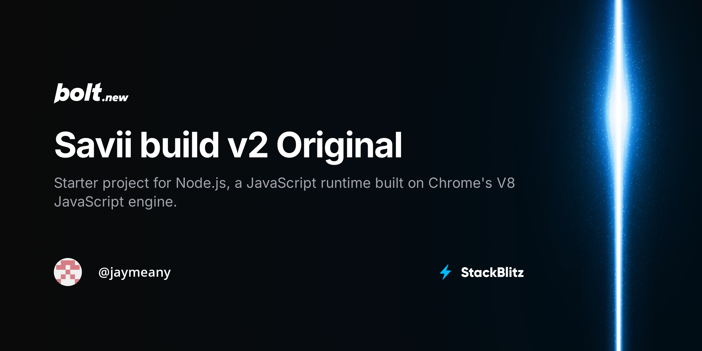 Savii build v2 Original - Bolt.new