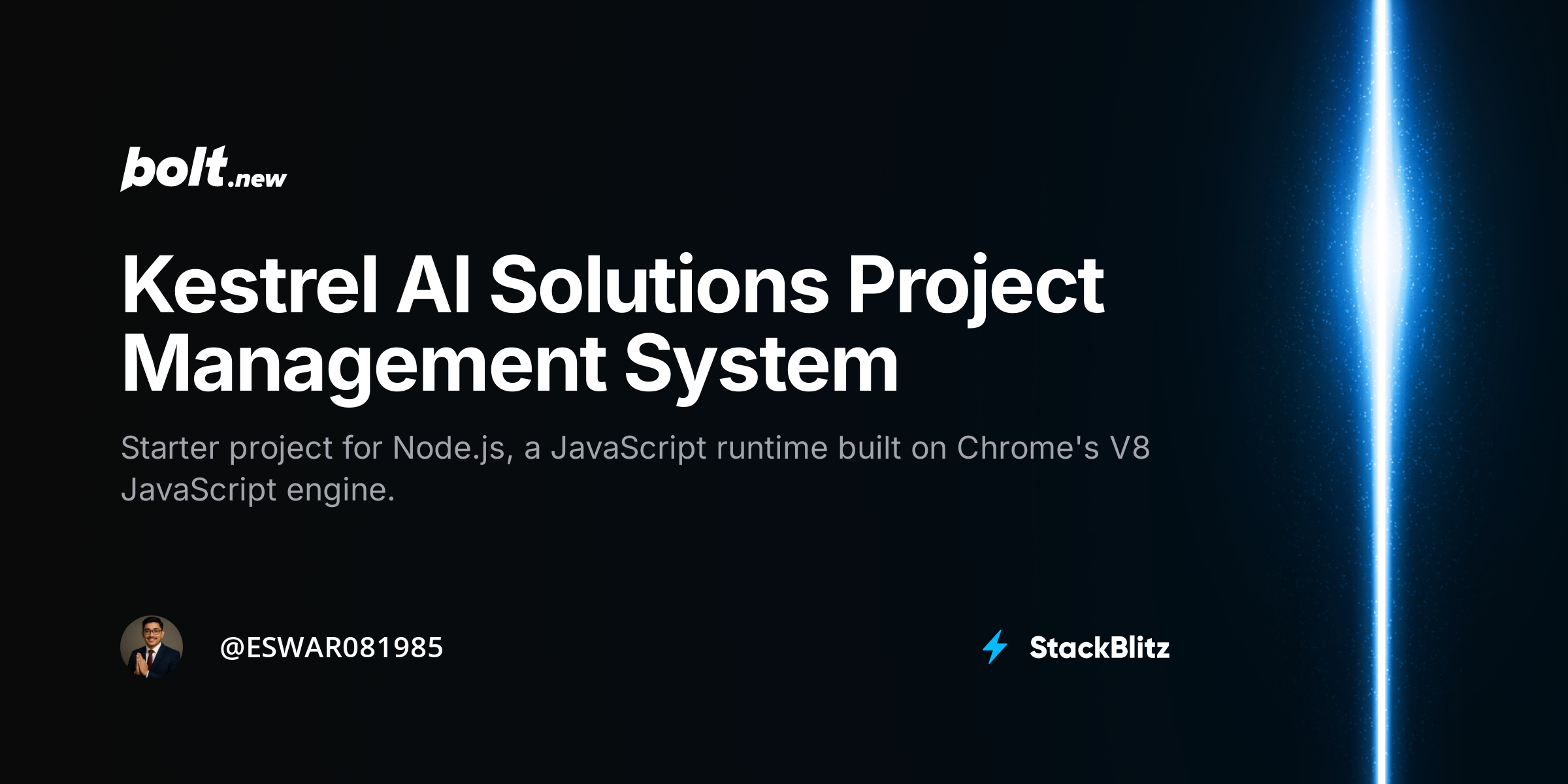 Kestrel AI Solutions Project Management System - Bolt.new