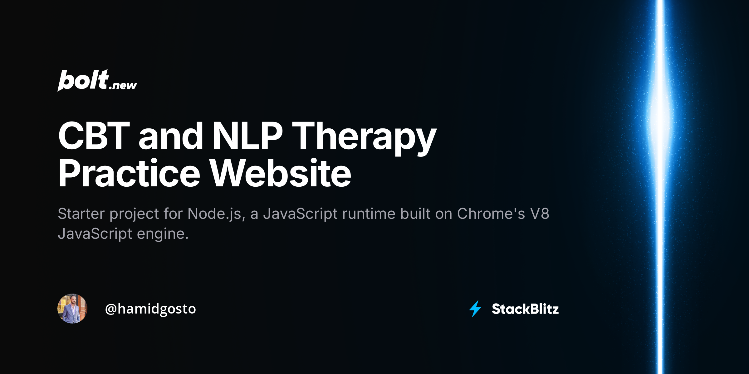 CBT and NLP Therapy Practice Website - Bolt.new