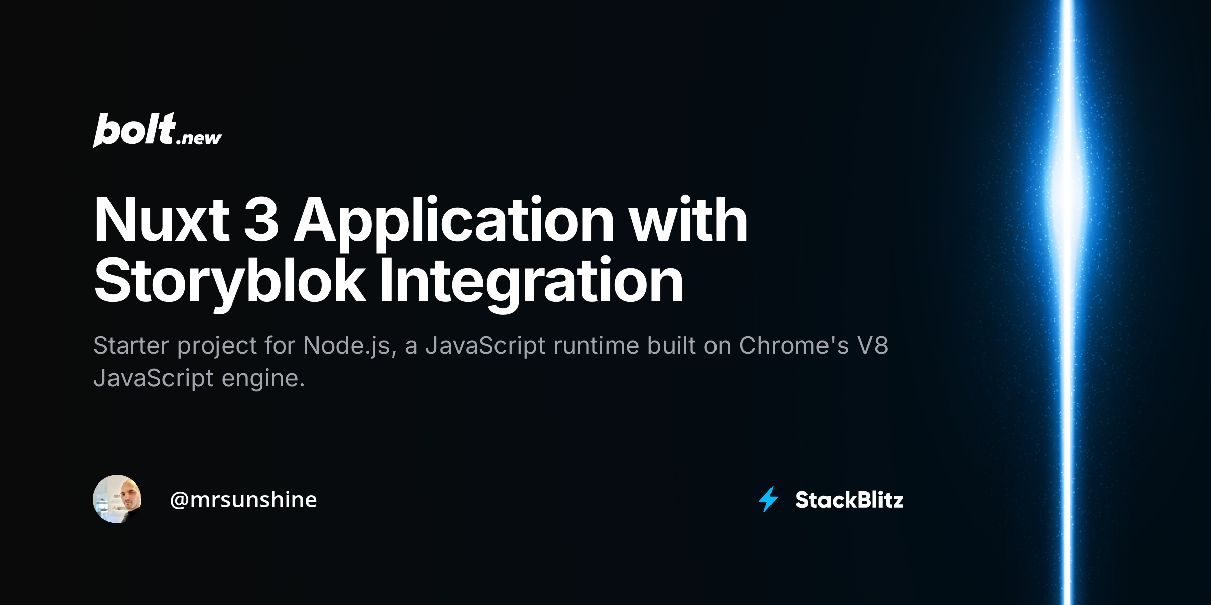 Nuxt 3 Application with Storyblok Integration