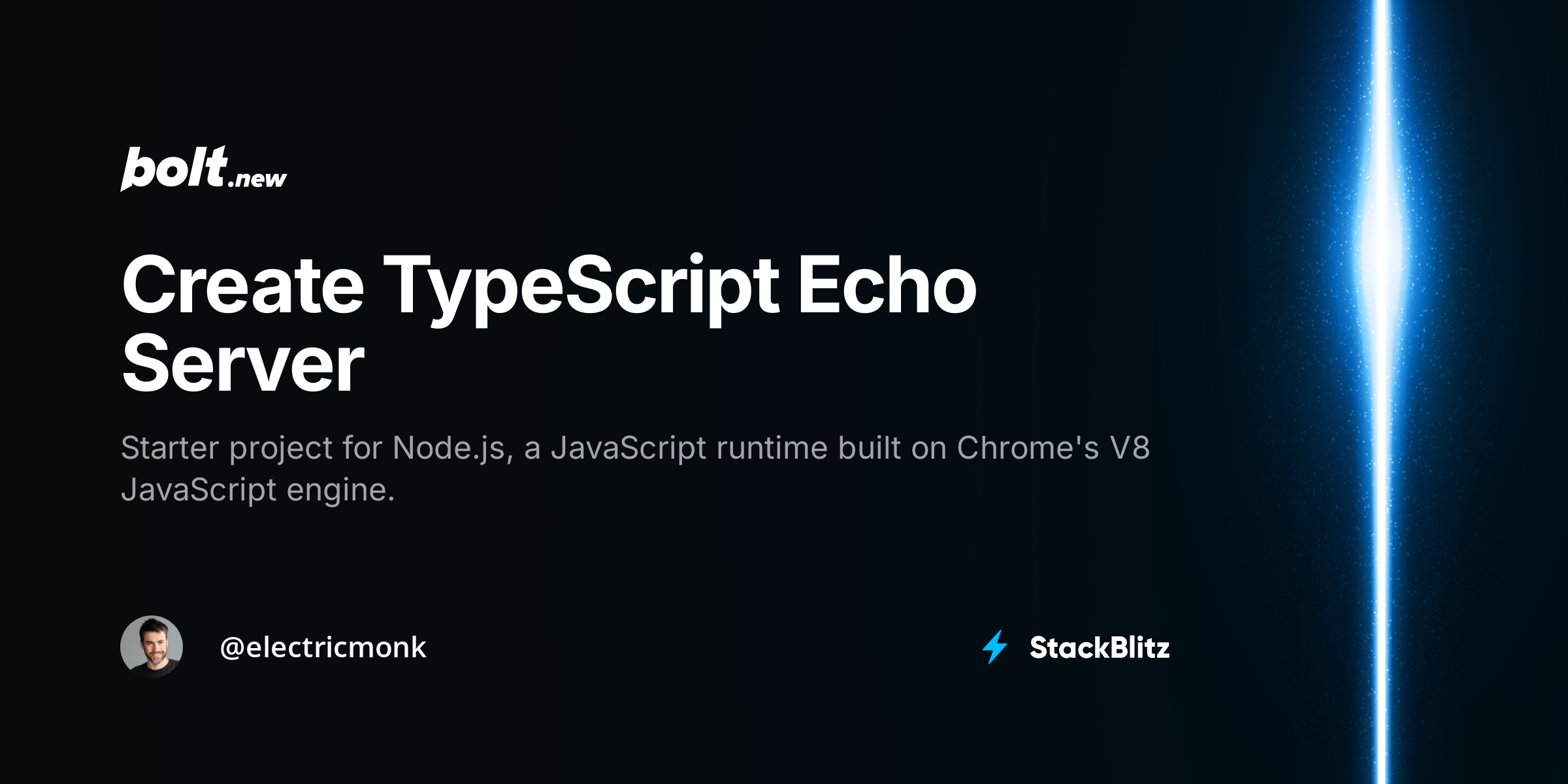 Create TypeScript Echo Server