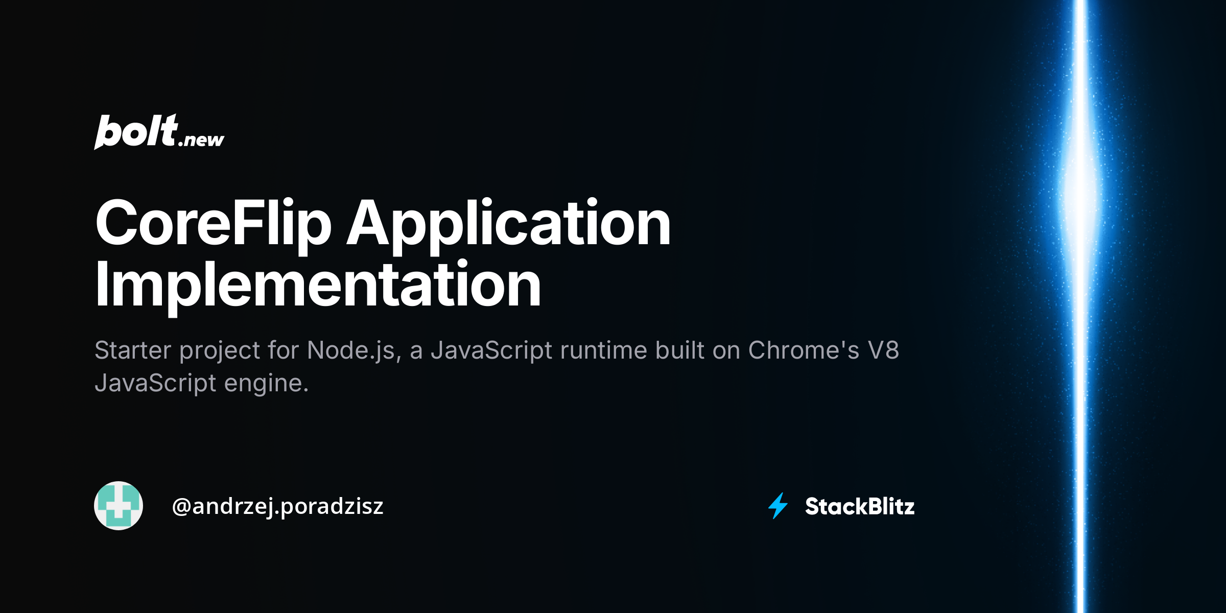 CoreFlip Application Implementation