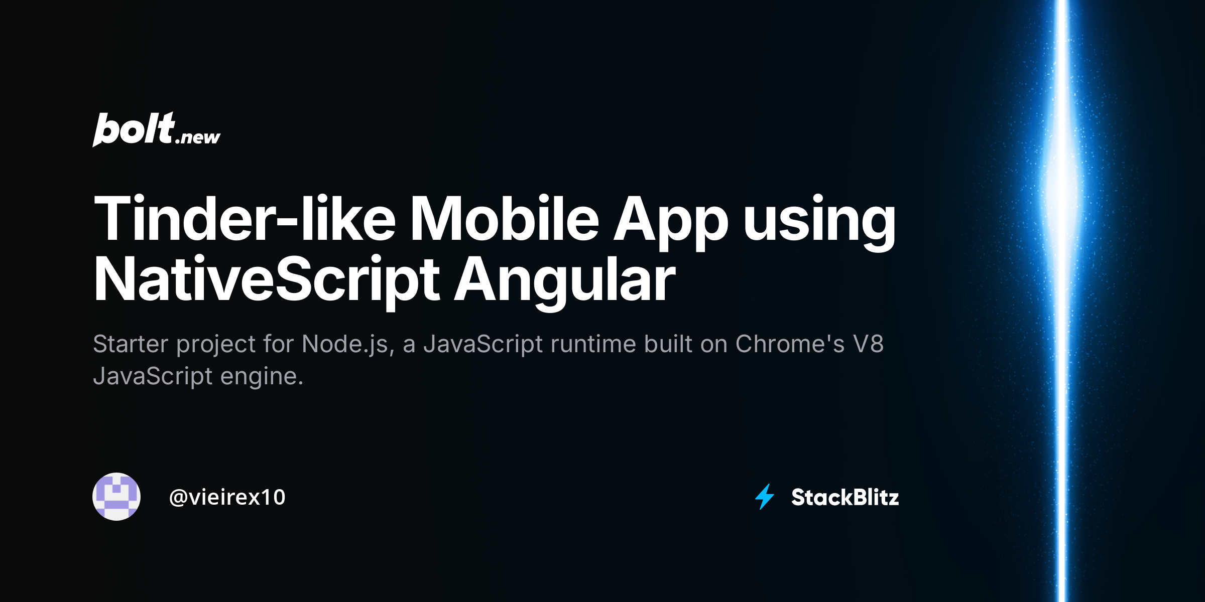 Tinder-like Mobile App using NativeScript Angular