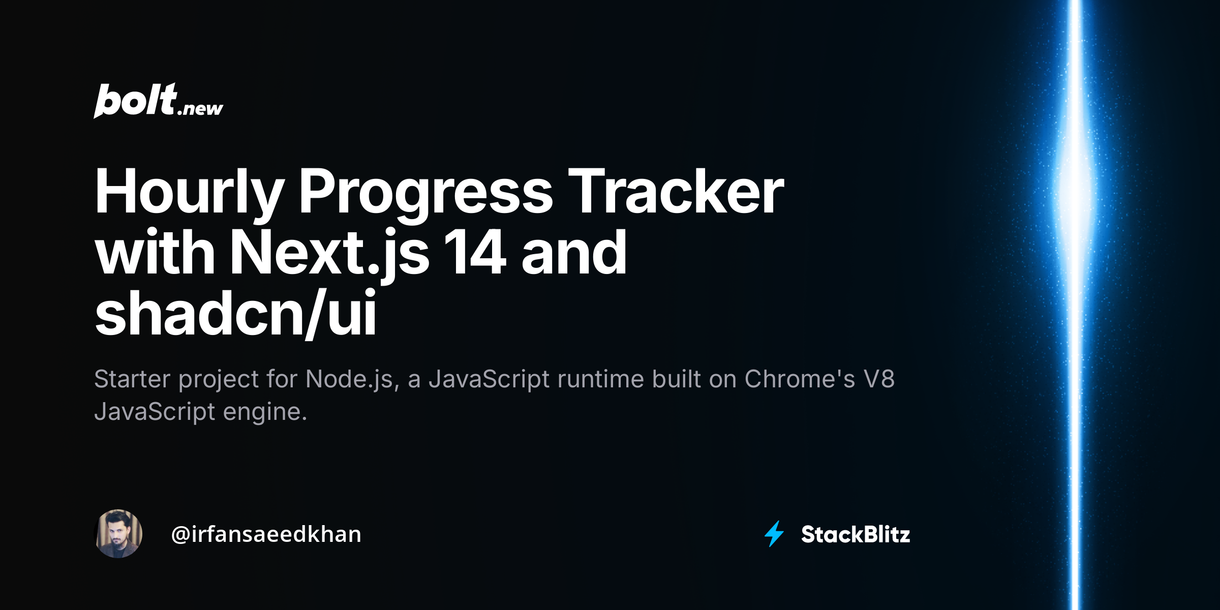 Hourly Progress Tracker with Next.js 14 and shadcn/ui - Bolt.new