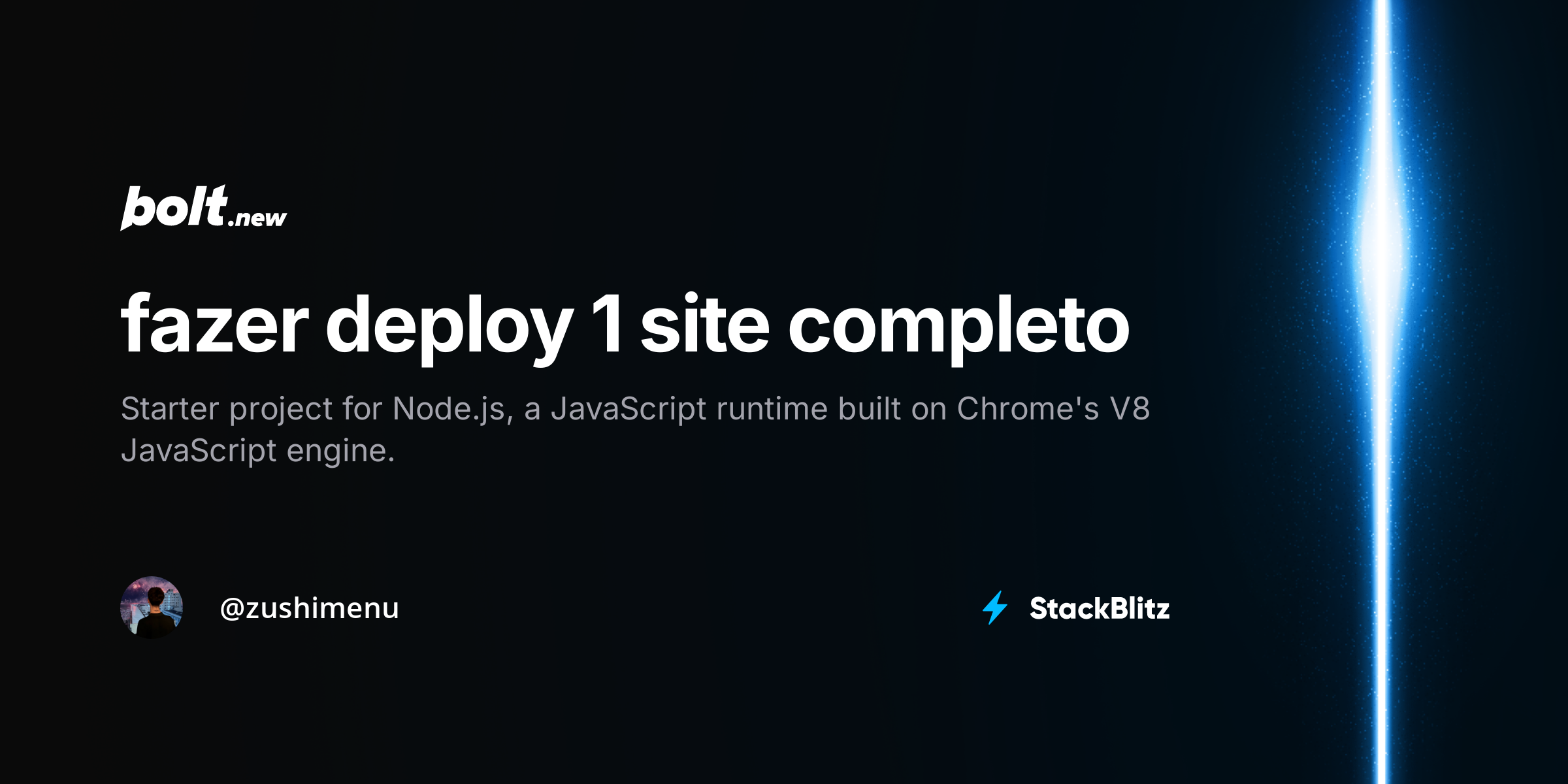 fazer deploy 1 site completo