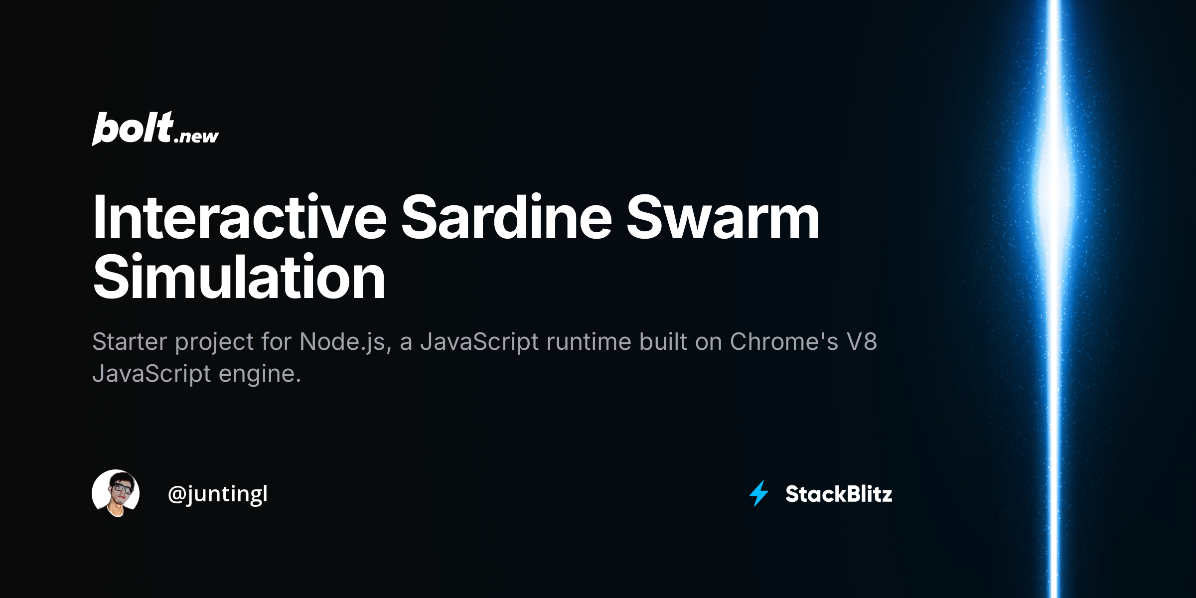 Interactive Sardine Swarm Simulation
