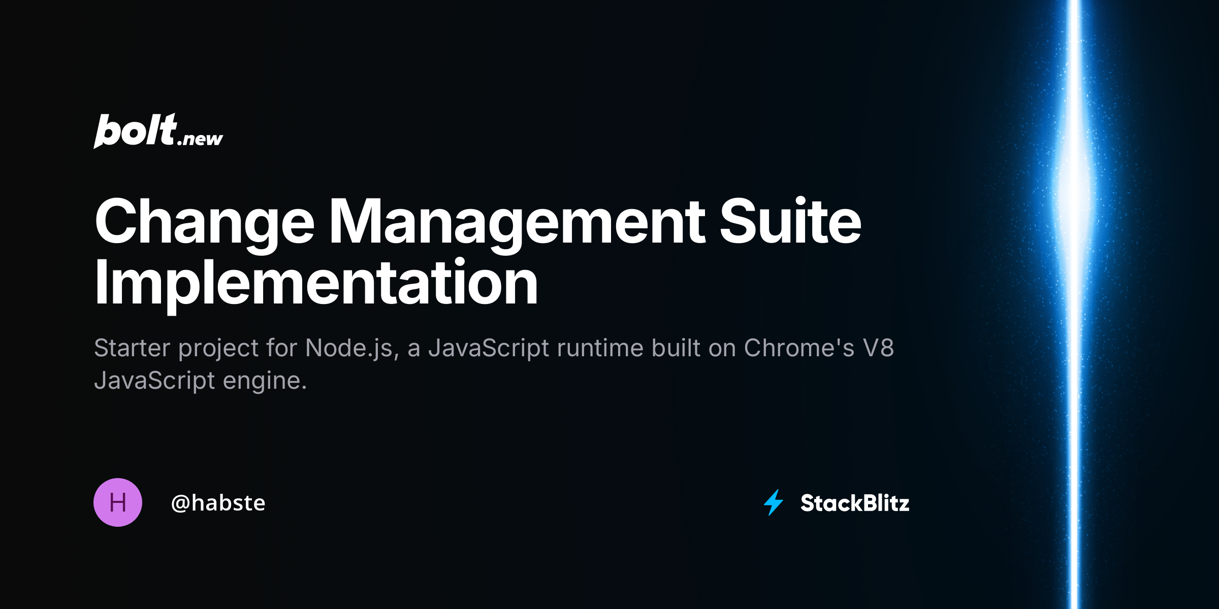 Change Management Suite Implementation