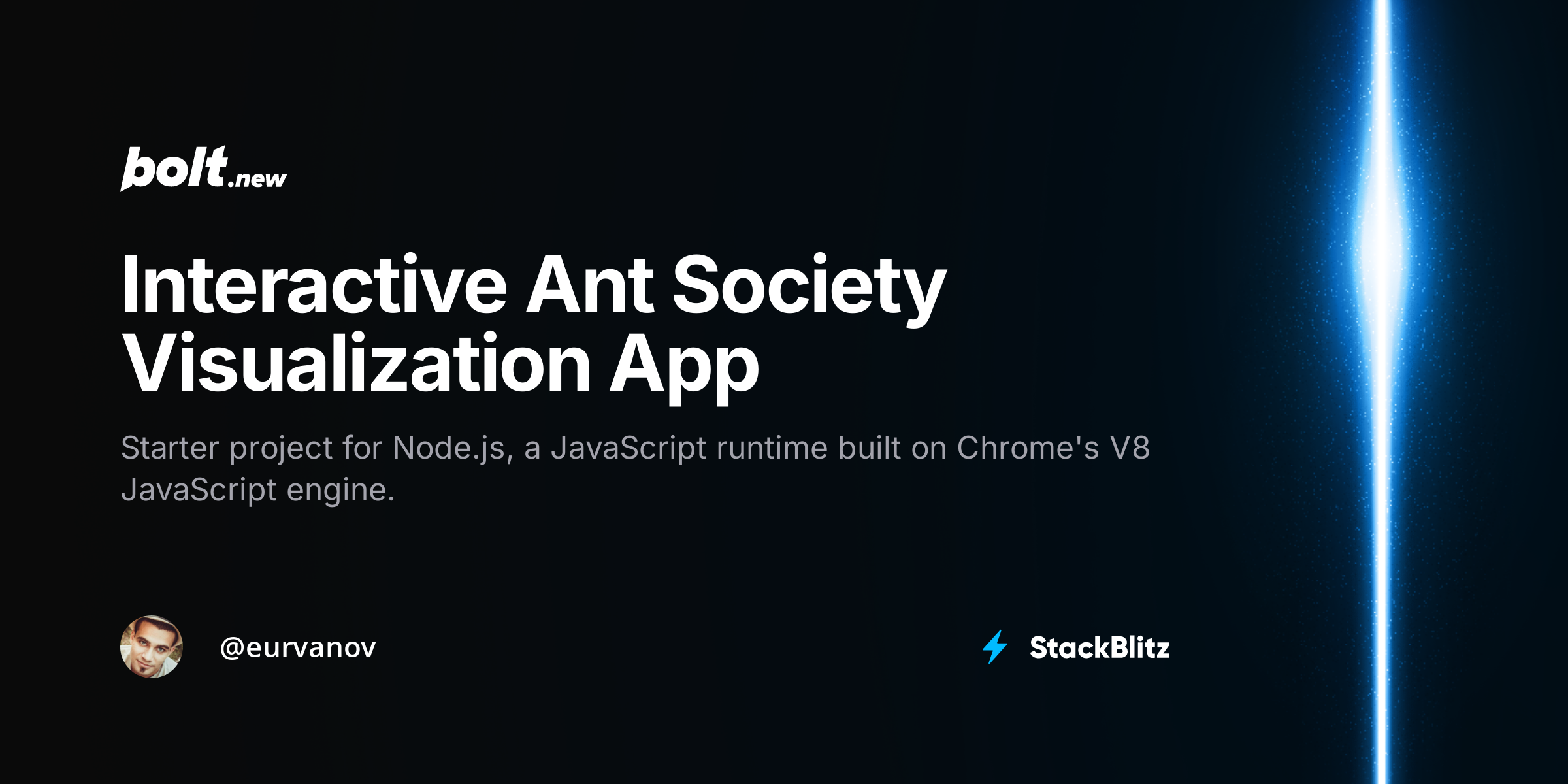 Interactive Ant Society Visualization App - Bolt.new