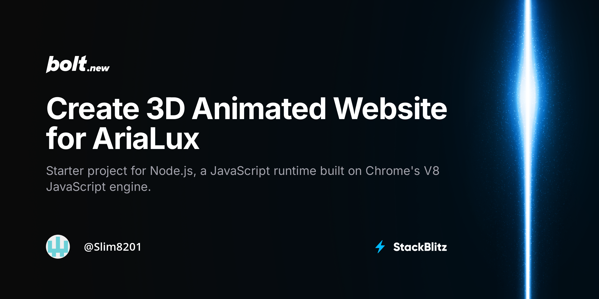 Create 3D Animated Website for AriaLux