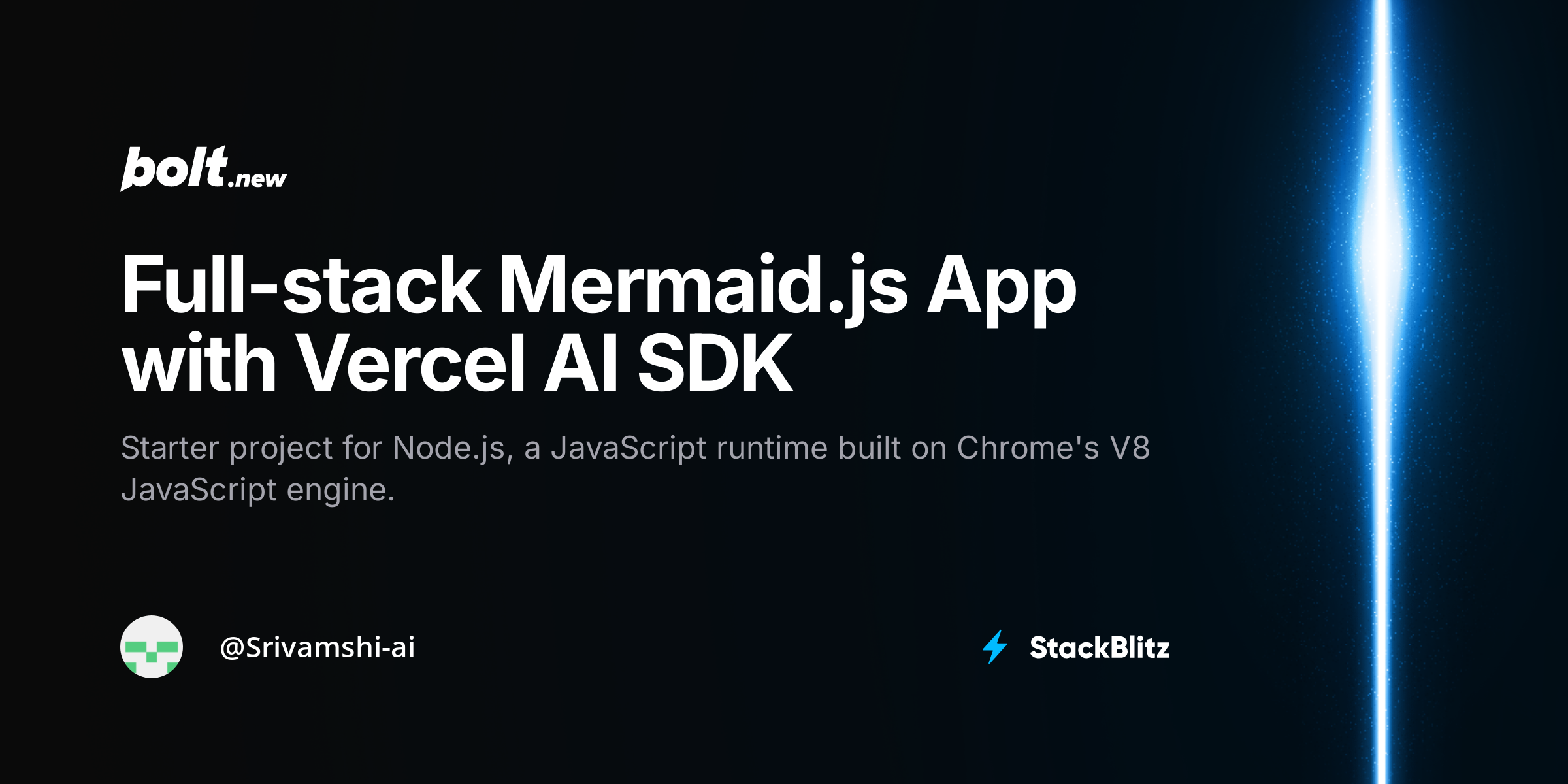 Full-stack Mermaid.js App with Vercel AI SDK