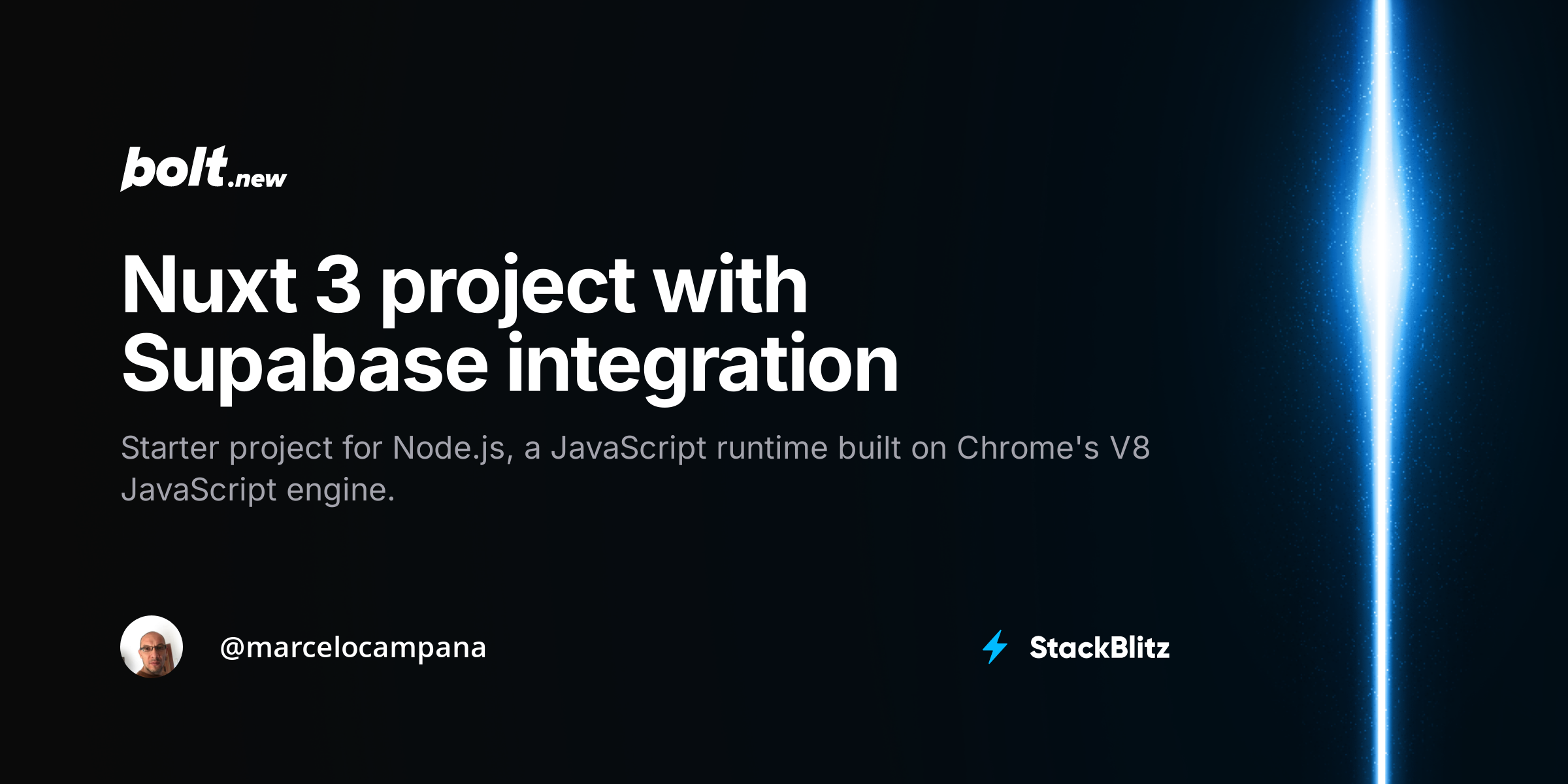 Nuxt 3 project with Supabase integration
