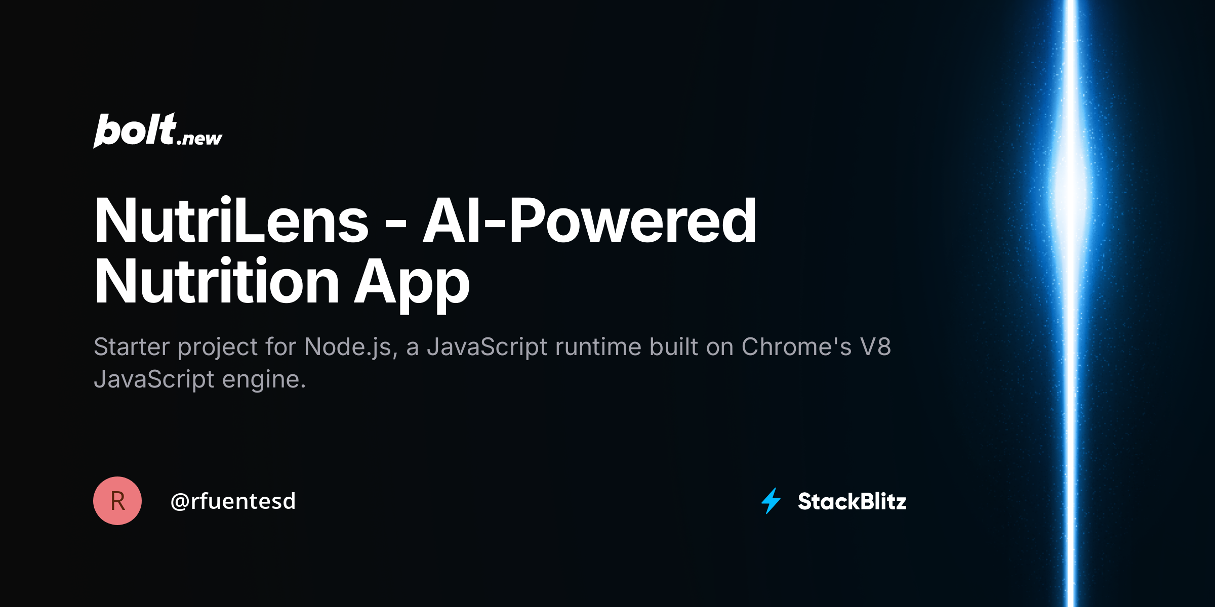 NutriLens - AI-Powered Nutrition App - Bolt.new