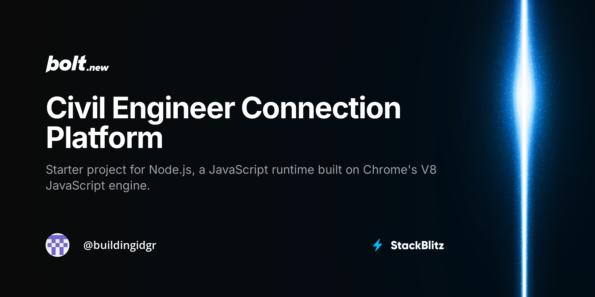 Civil Engineer Connection Platform - Bolt.new