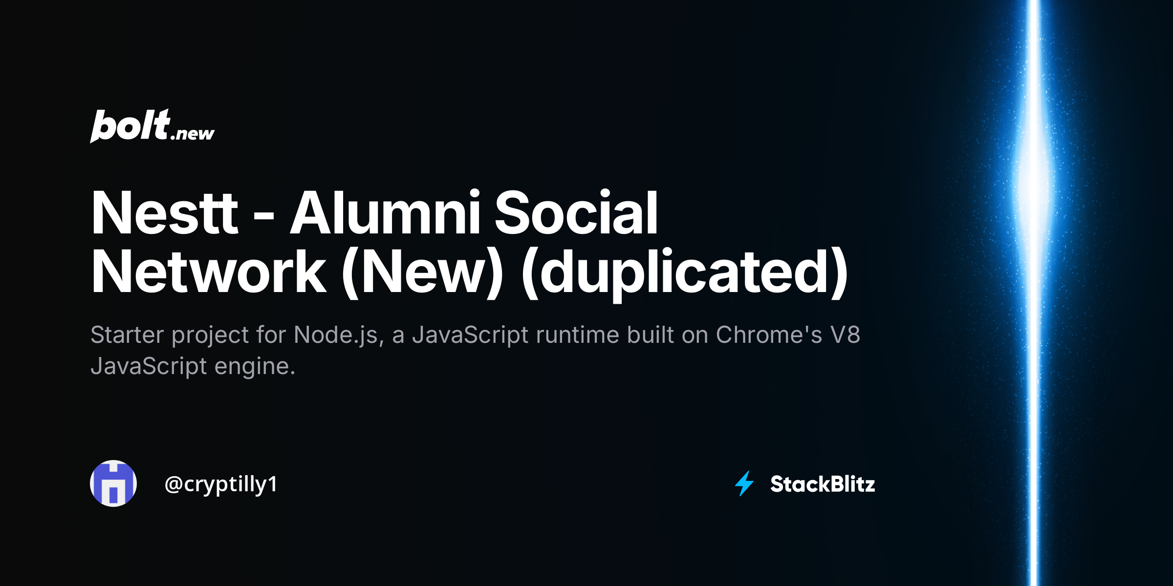 Nestt - Alumni Social Network (New) (duplicated) - Bolt.new