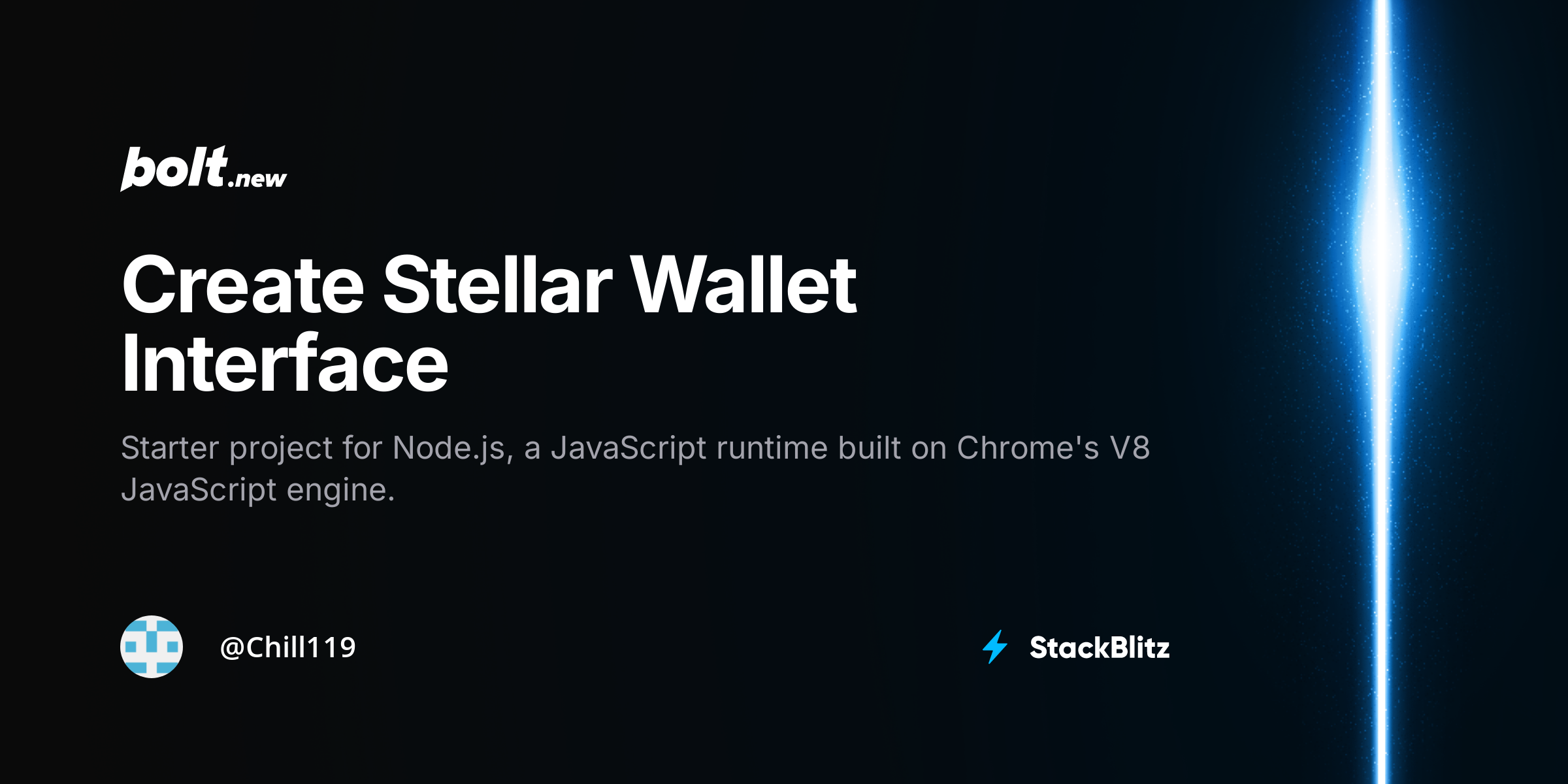 Create Stellar Wallet Interface