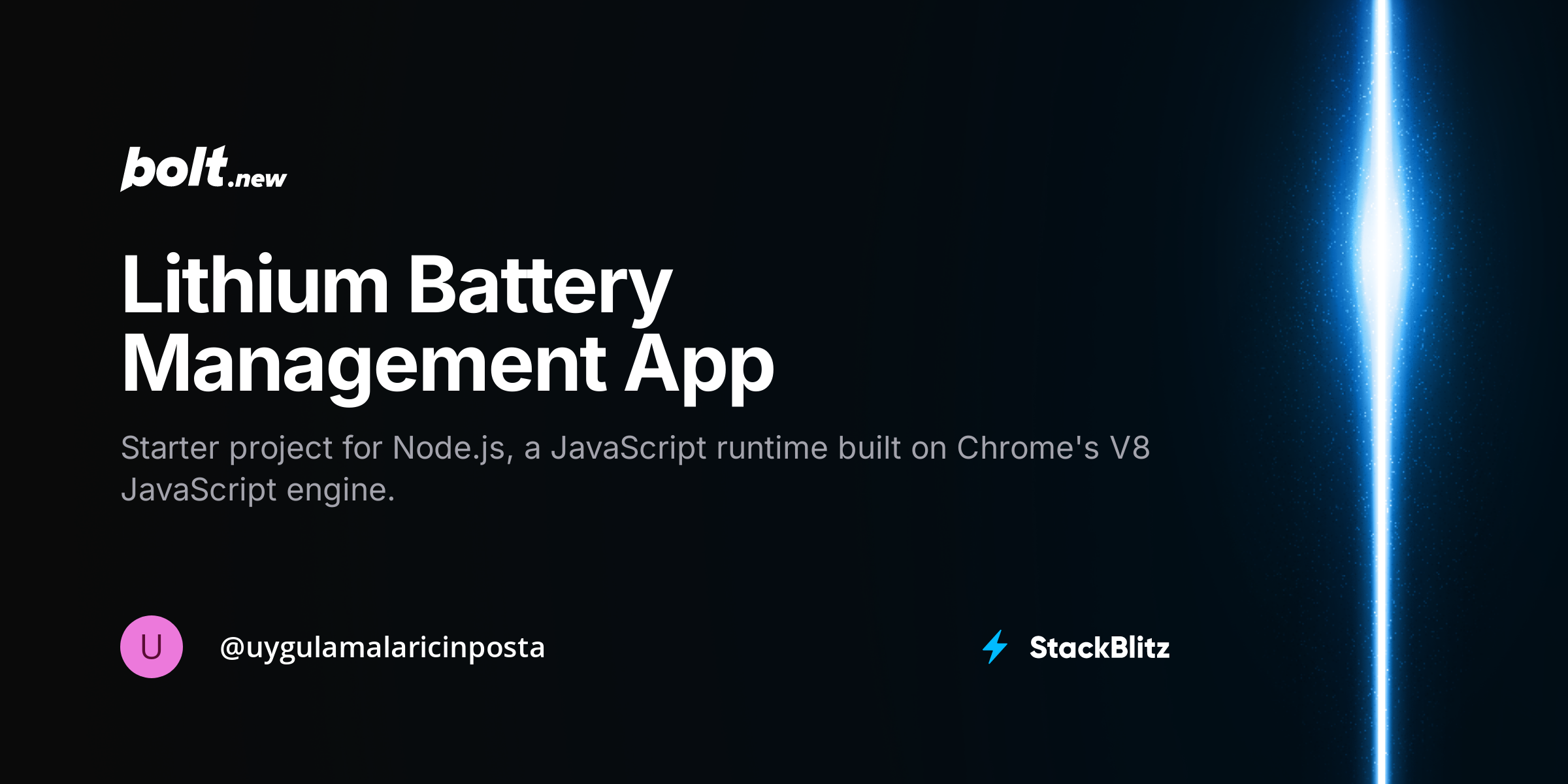Lithium Battery Management App - Bolt.new