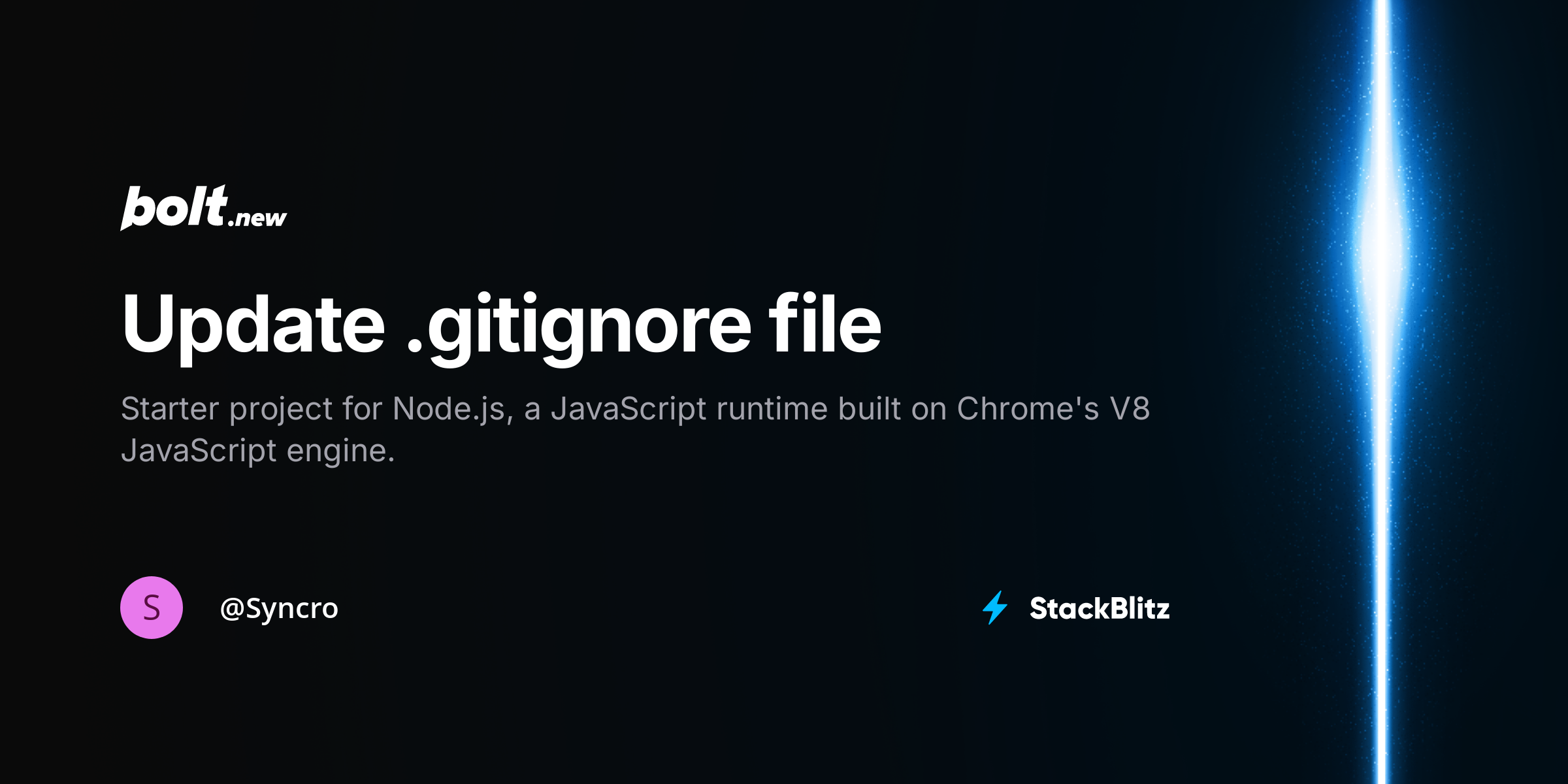 Update .gitignore file