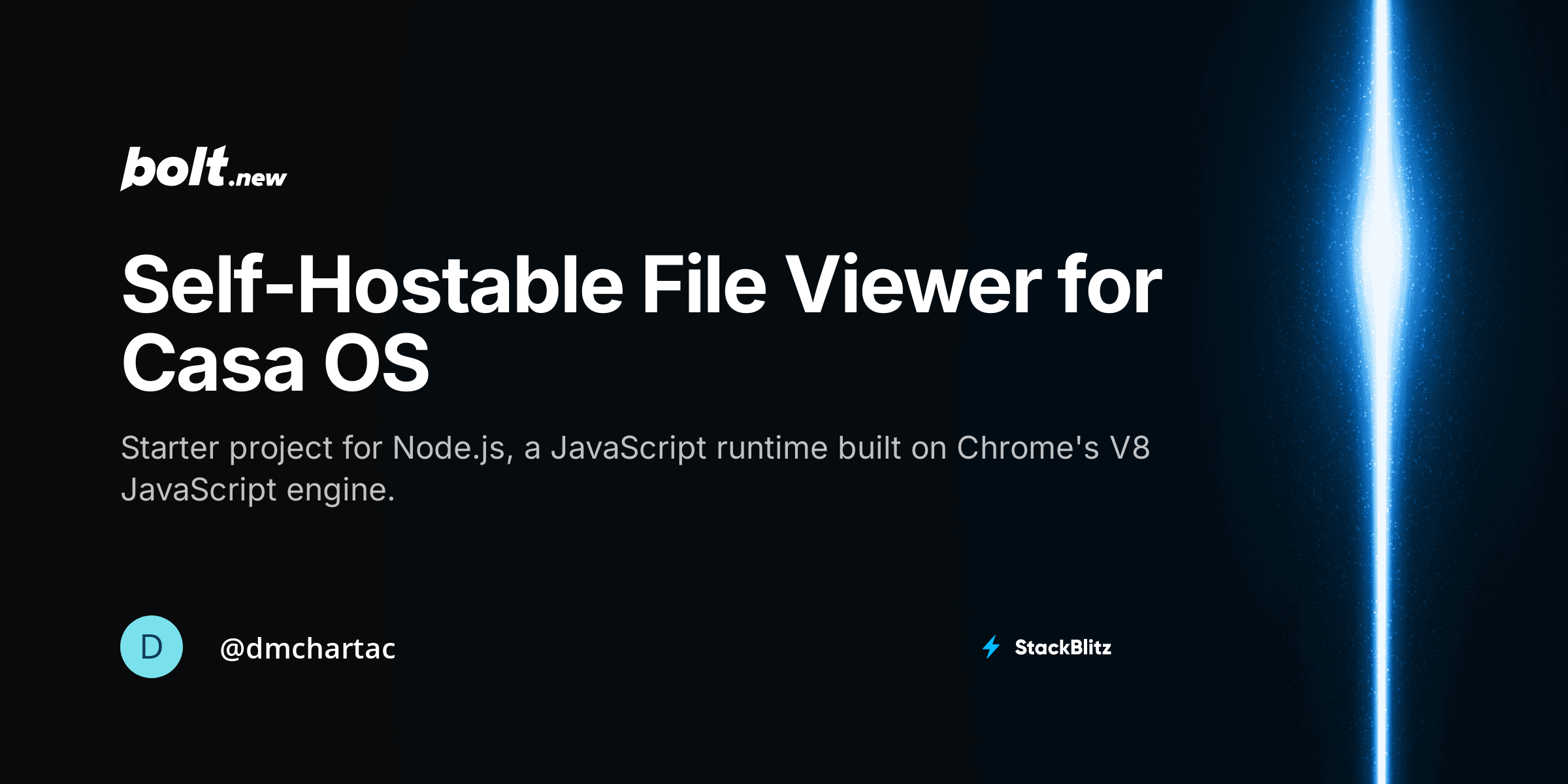Self-Hostable File Viewer for Casa OS - Bolt.new