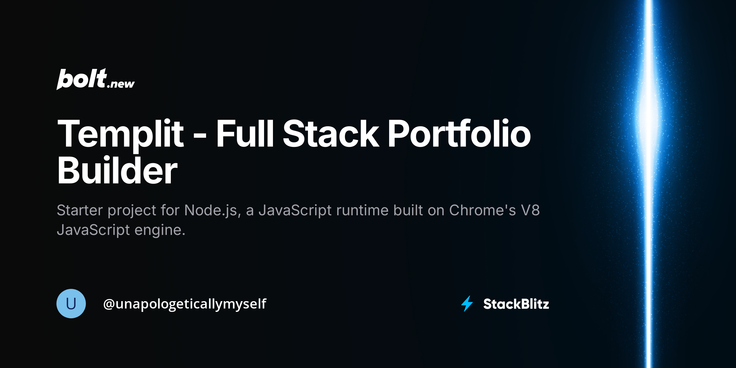 Templit - Full Stack Portfolio Builder