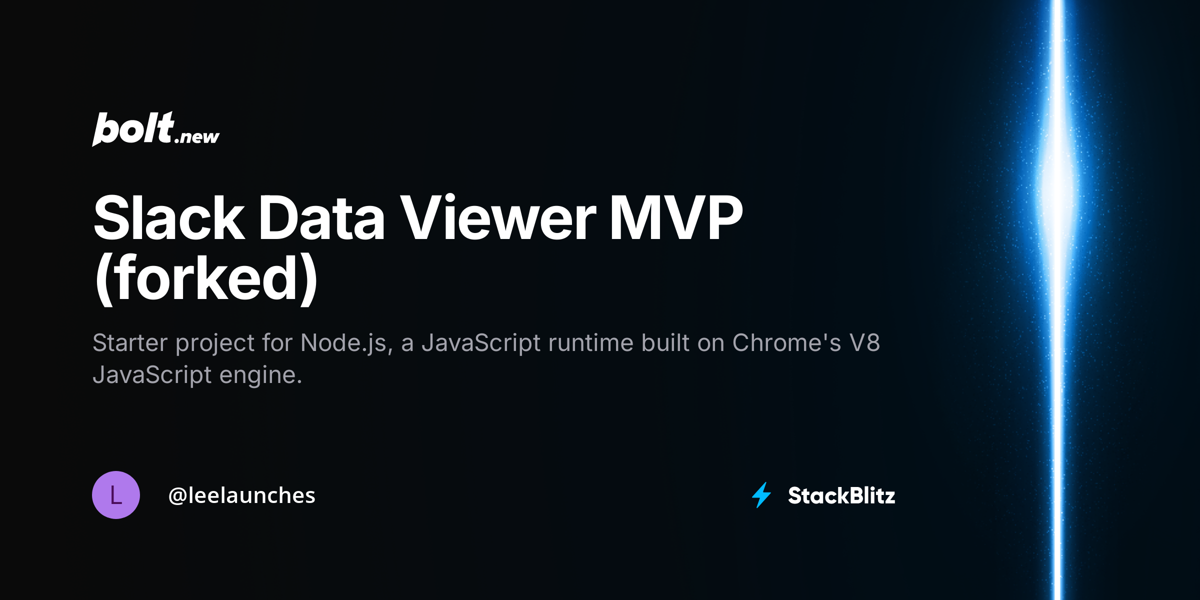 Slack Data Viewer MVP (forked)
