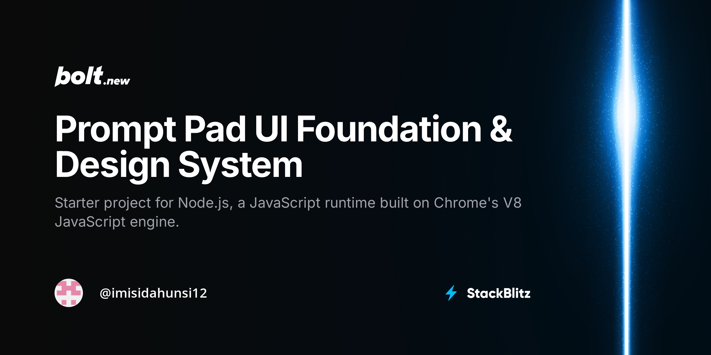 Prompt Pad UI Foundation & Design System
