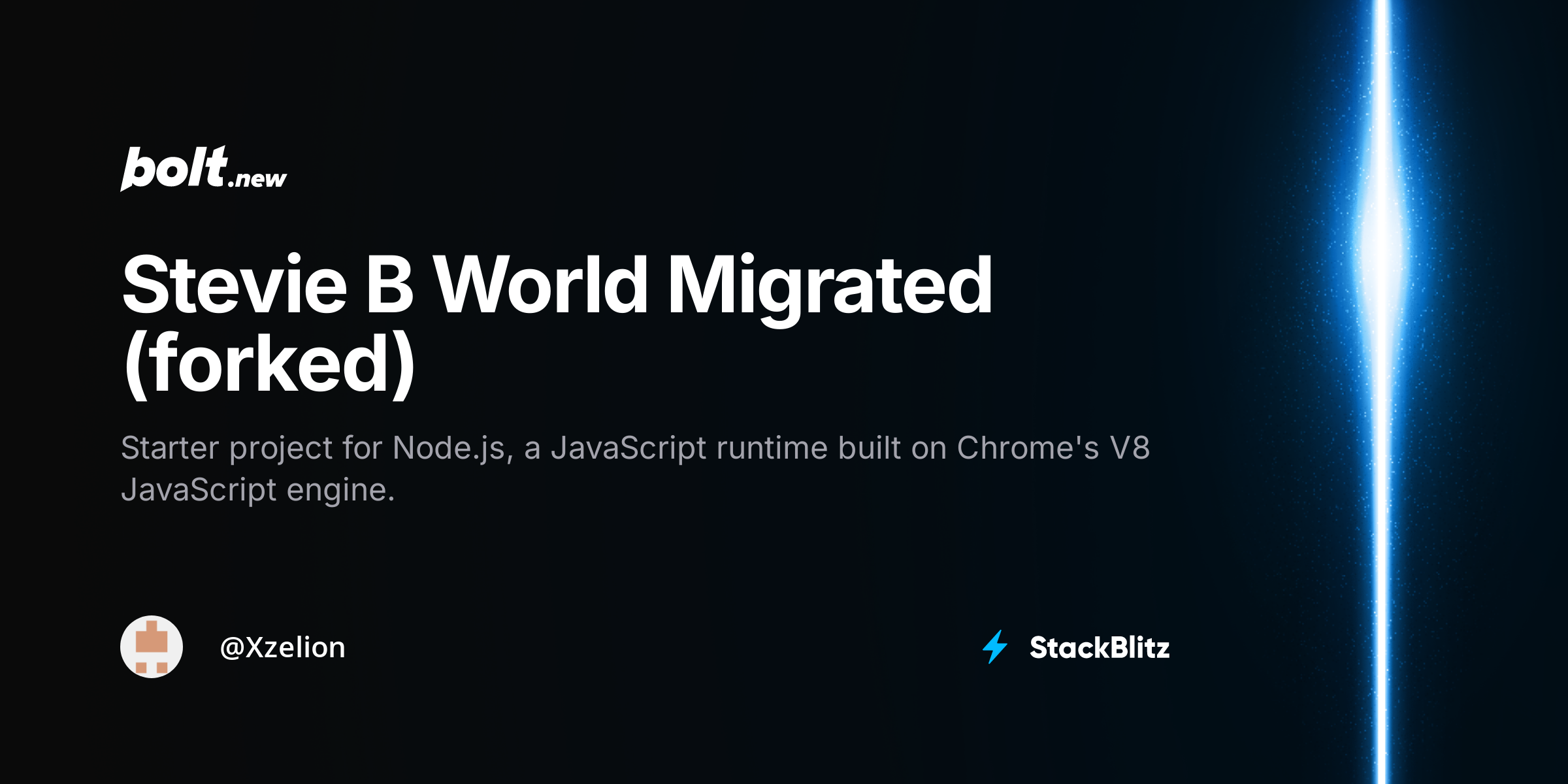 Stevie B World Migrated (forked)