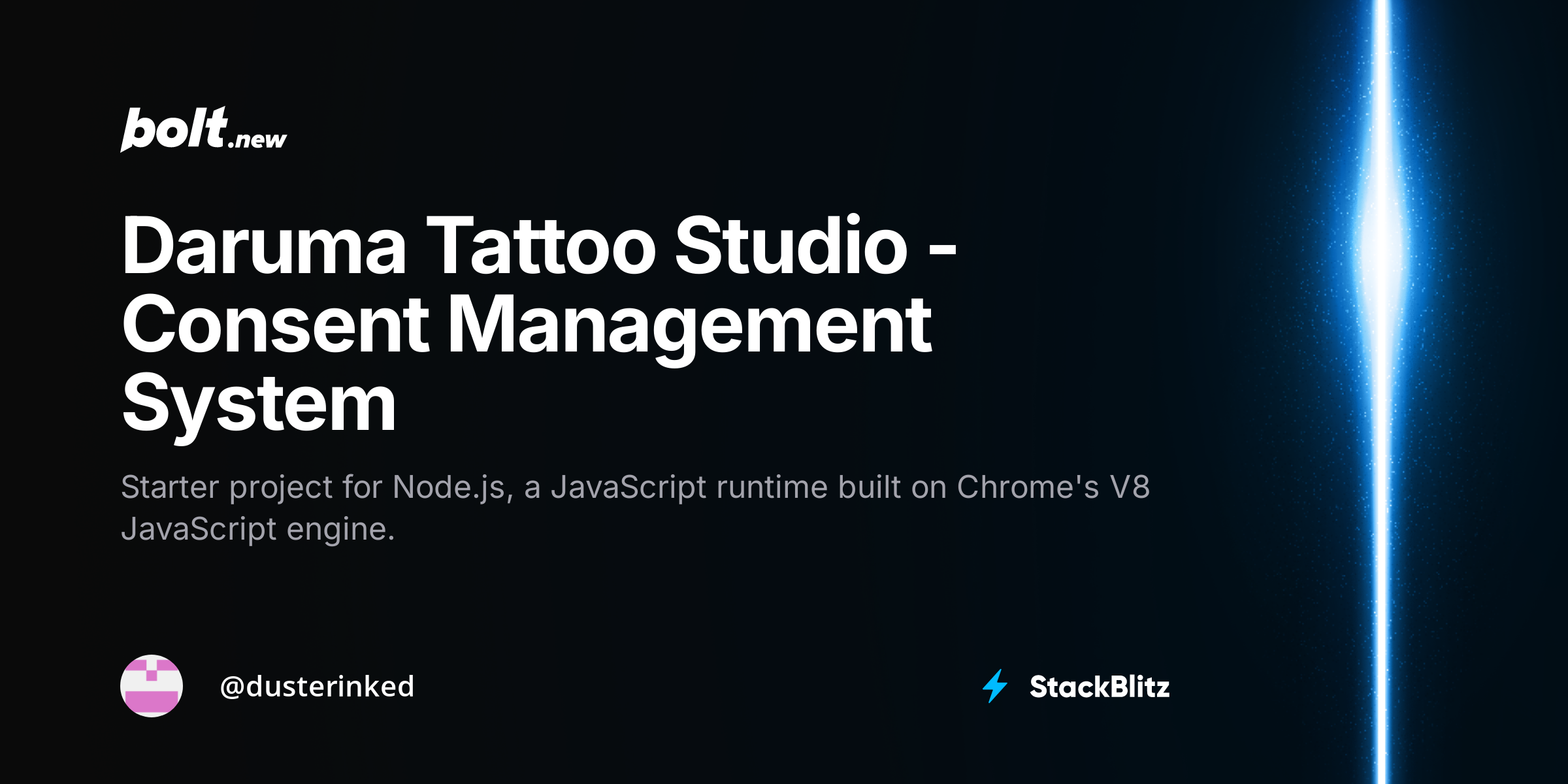 Daruma Tattoo Studio - Consent Management System - Bolt.new
