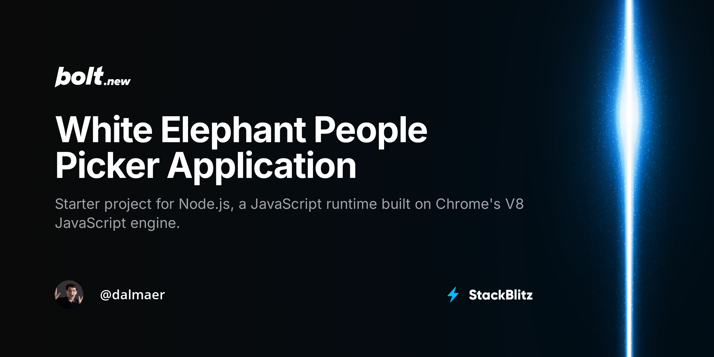 White Elephant People Picker Application