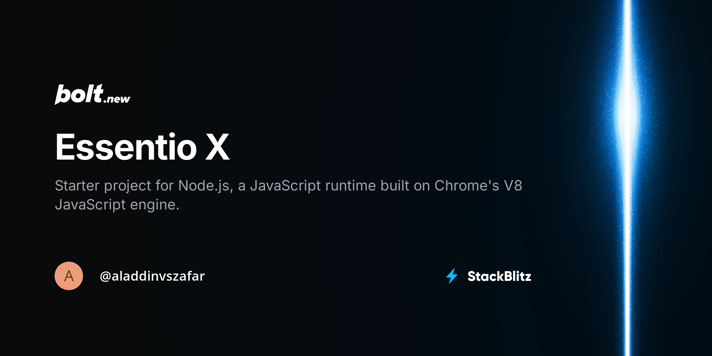 Essentio X - Bolt.new