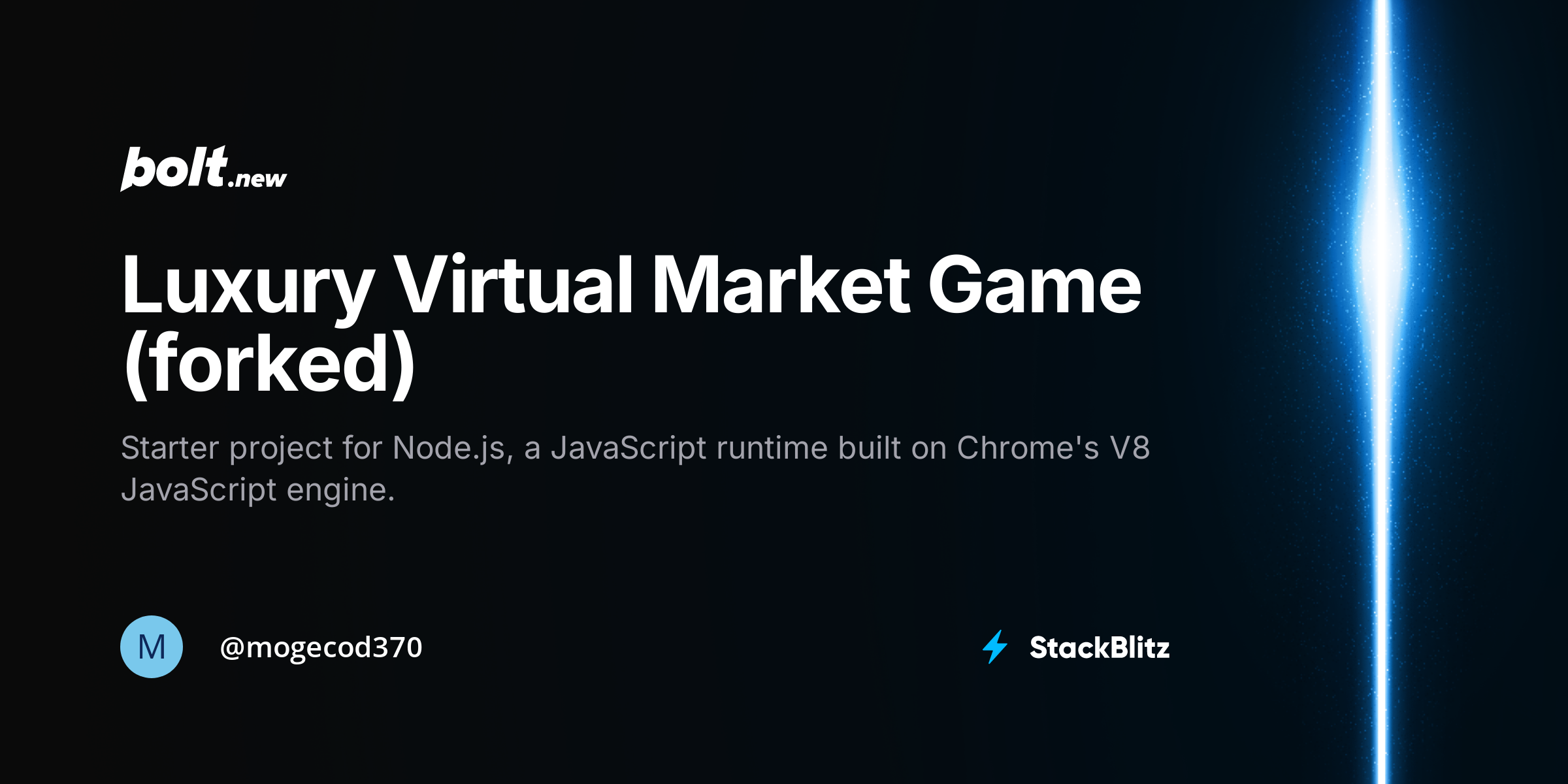 Luxury Virtual Market Game (forked) - Bolt.new