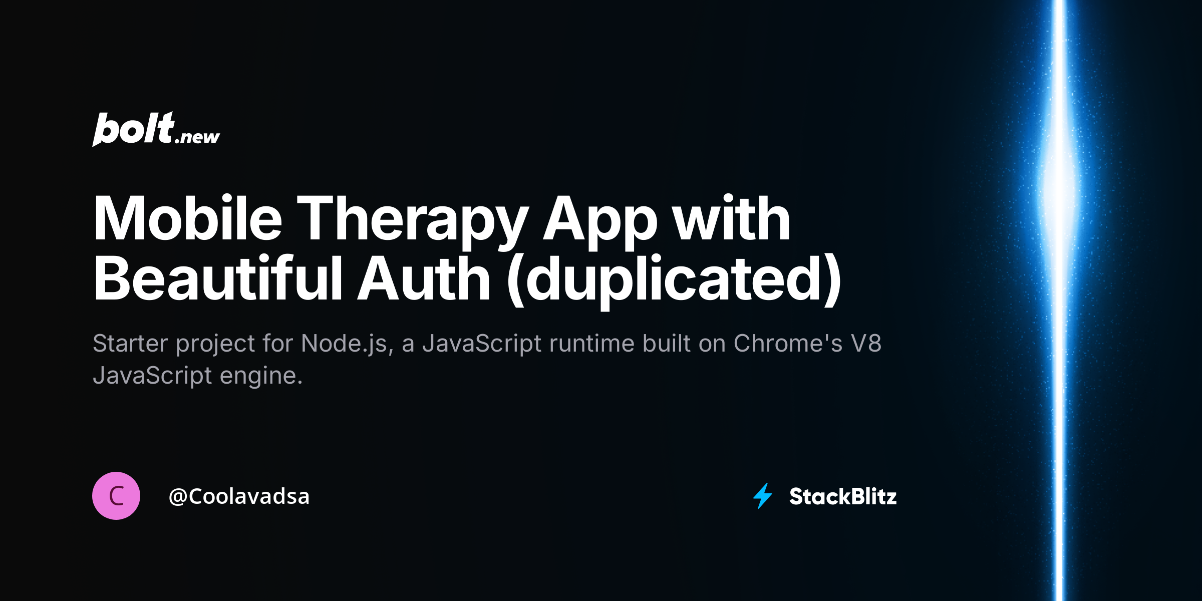 Mobile Therapy App with Beautiful Auth (duplicated) - Bolt.new