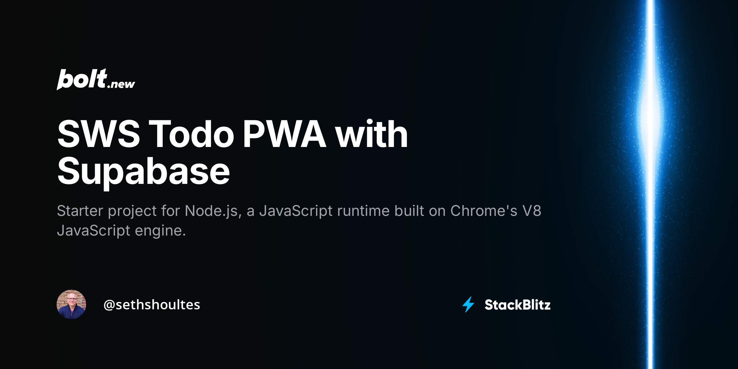 SWS Todo PWA with Supabase - Bolt.new