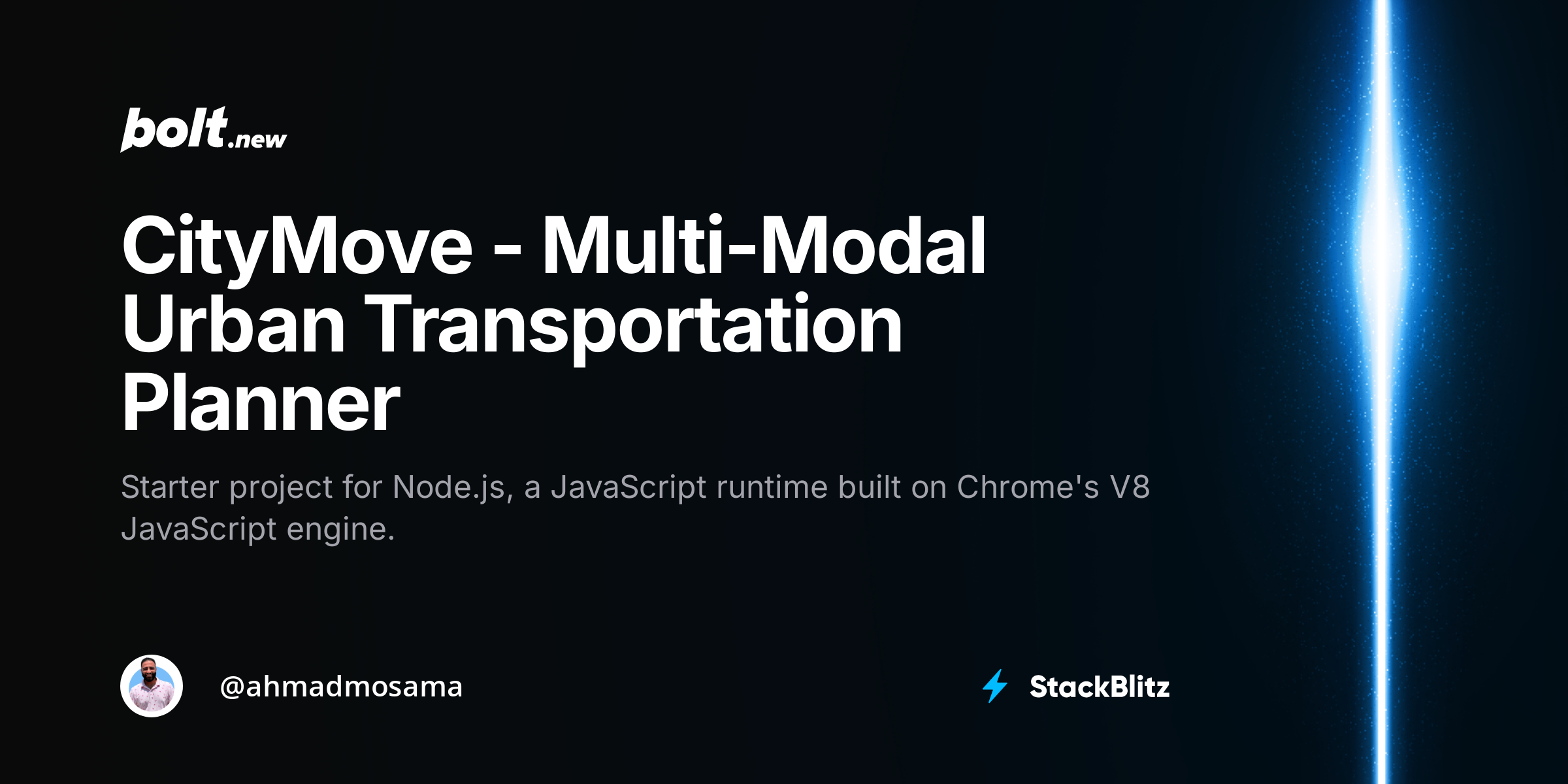 CityMove - Multi-Modal Urban Transportation Planner - Bolt.new