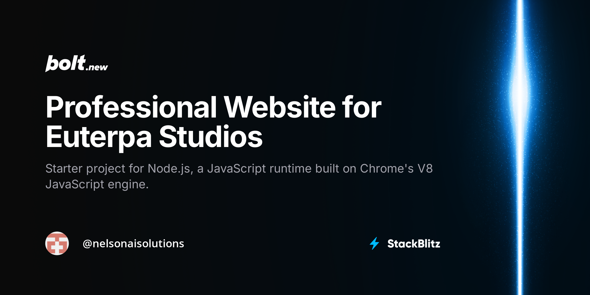 Professional Website for Euterpa Studios - Bolt.new