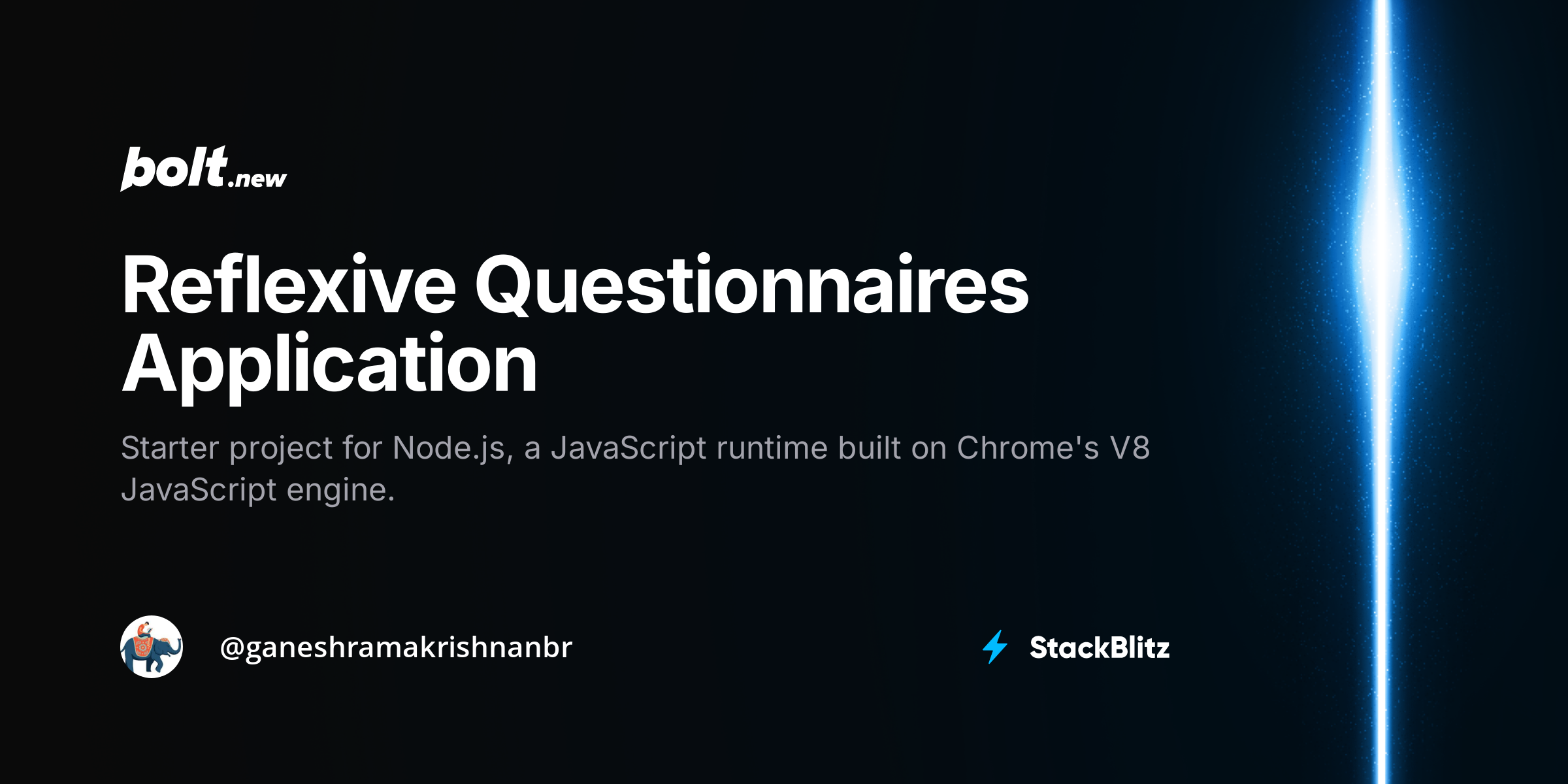 Reflexive Questionnaires Application