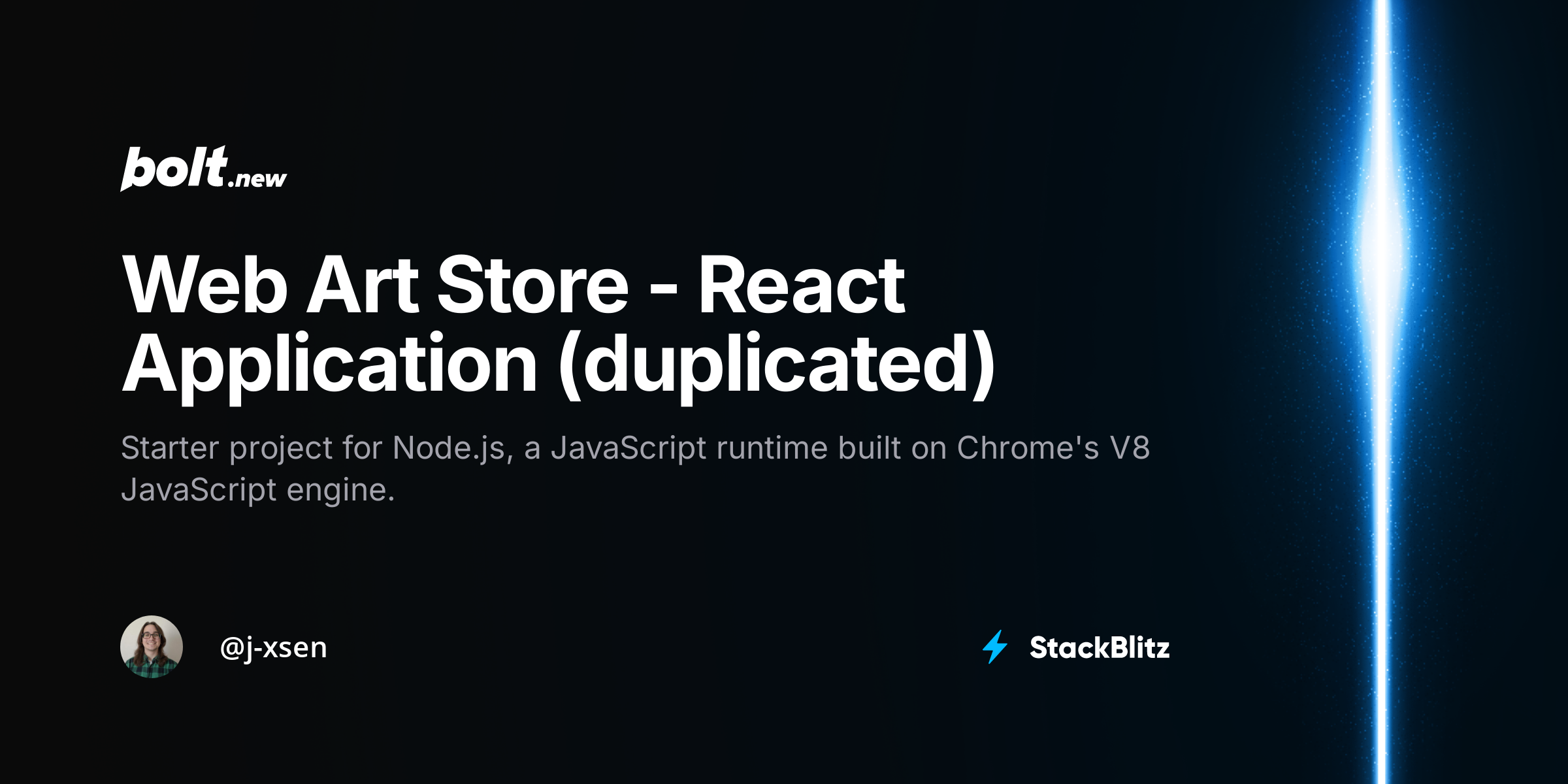 Web Art Store - React Application (duplicated) - Bolt.new