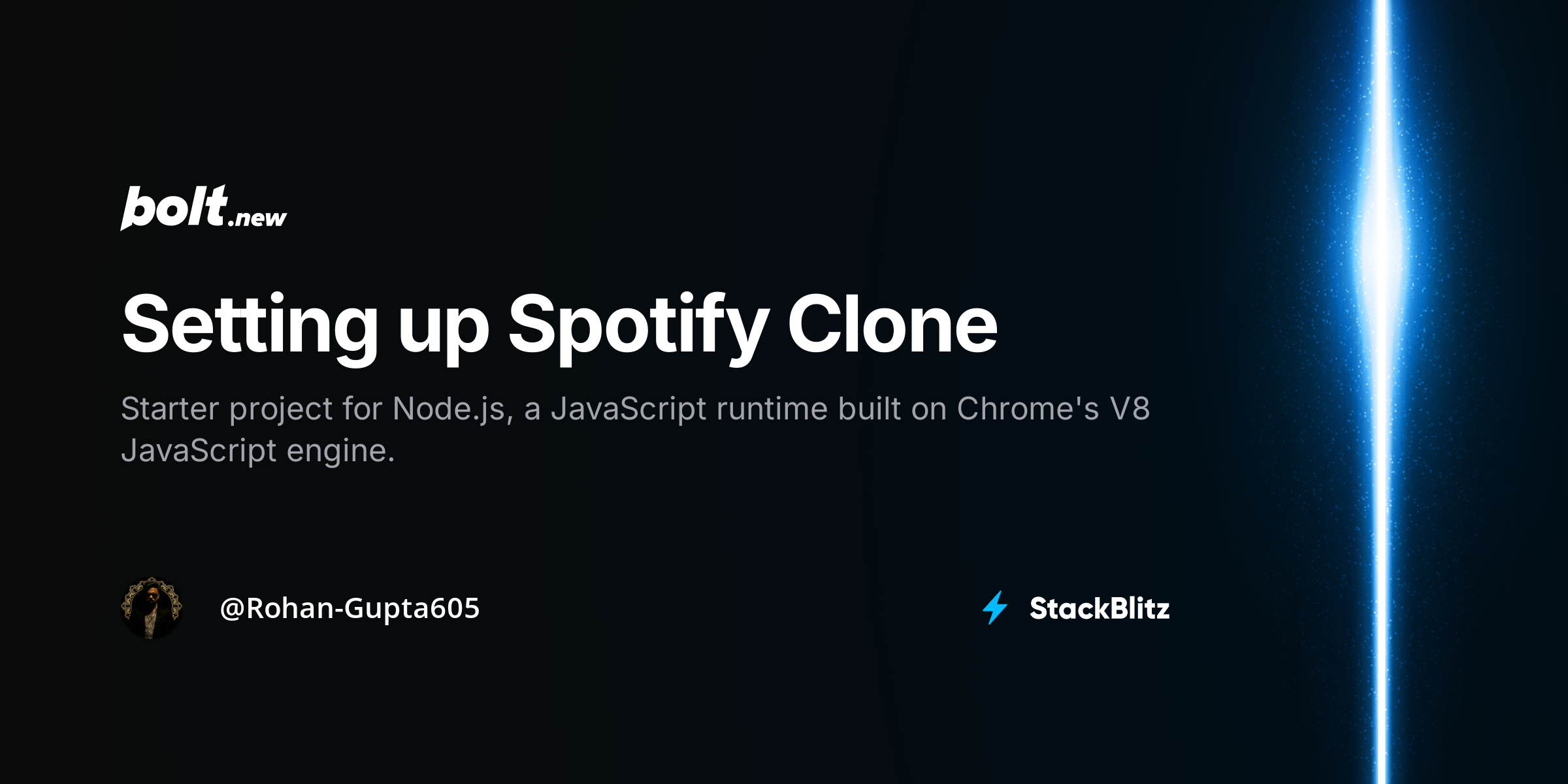 Setting up Spotify Clone