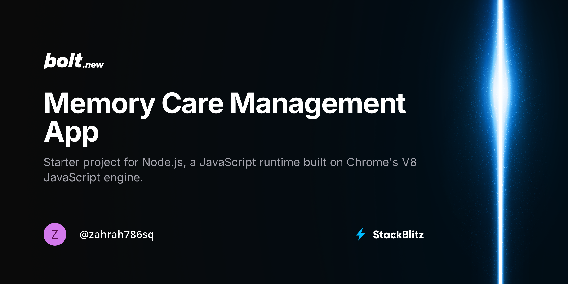 Memory Care Management App - Bolt.new
