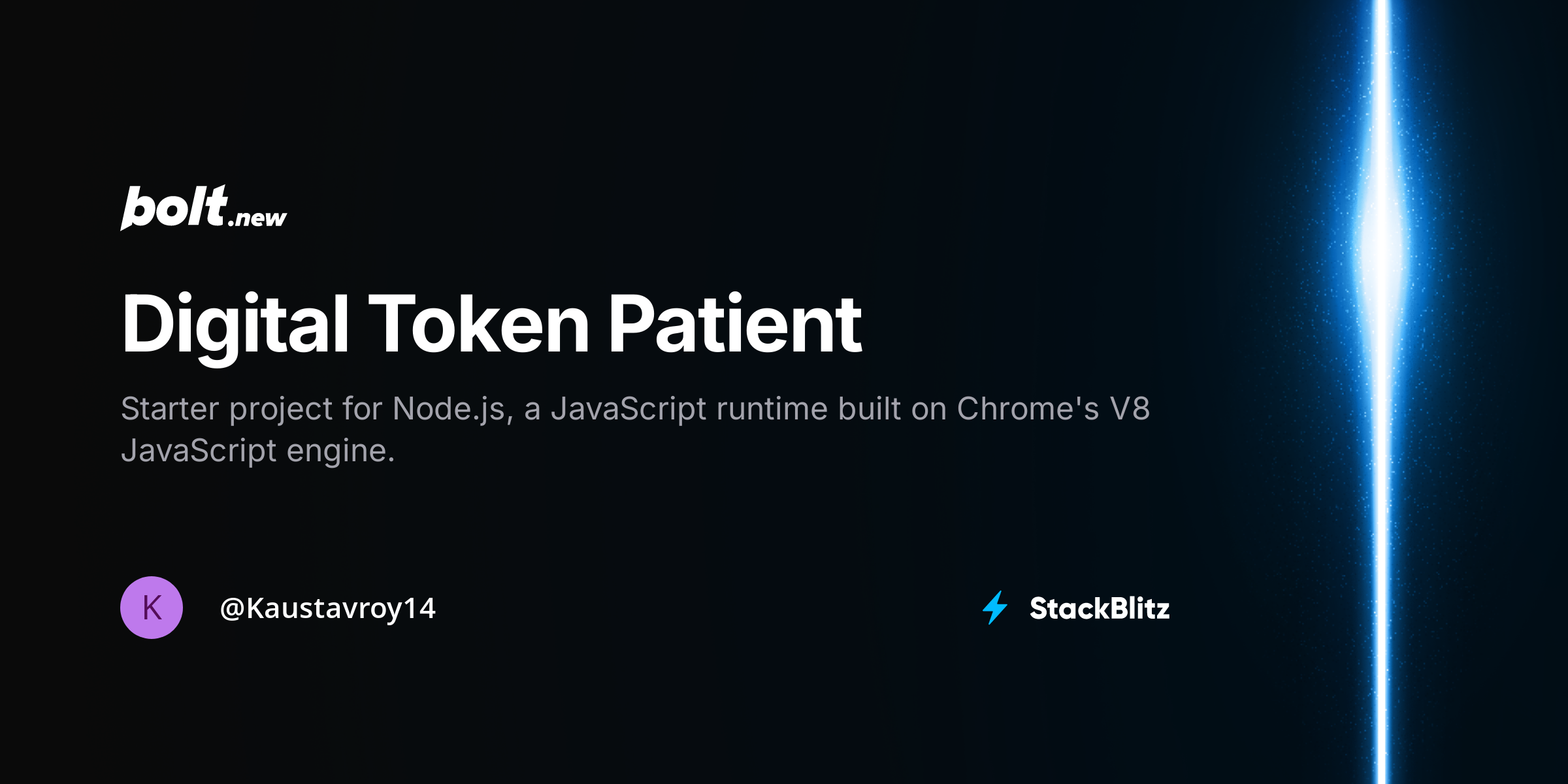 Digital Token Patient - Bolt.new